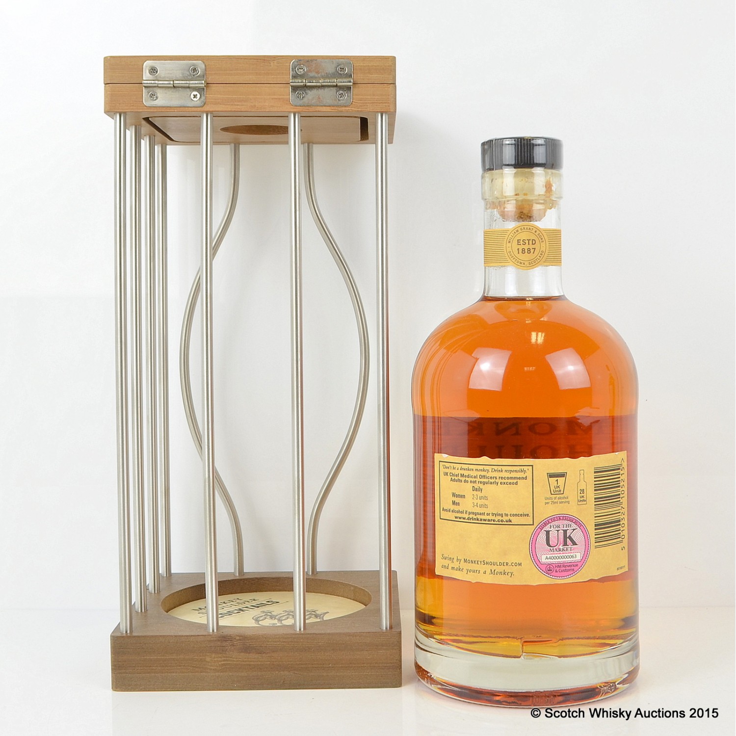 Monkey Shoulder Batch #27 In Cage | The 49th Auction | Scotch Whisky ...