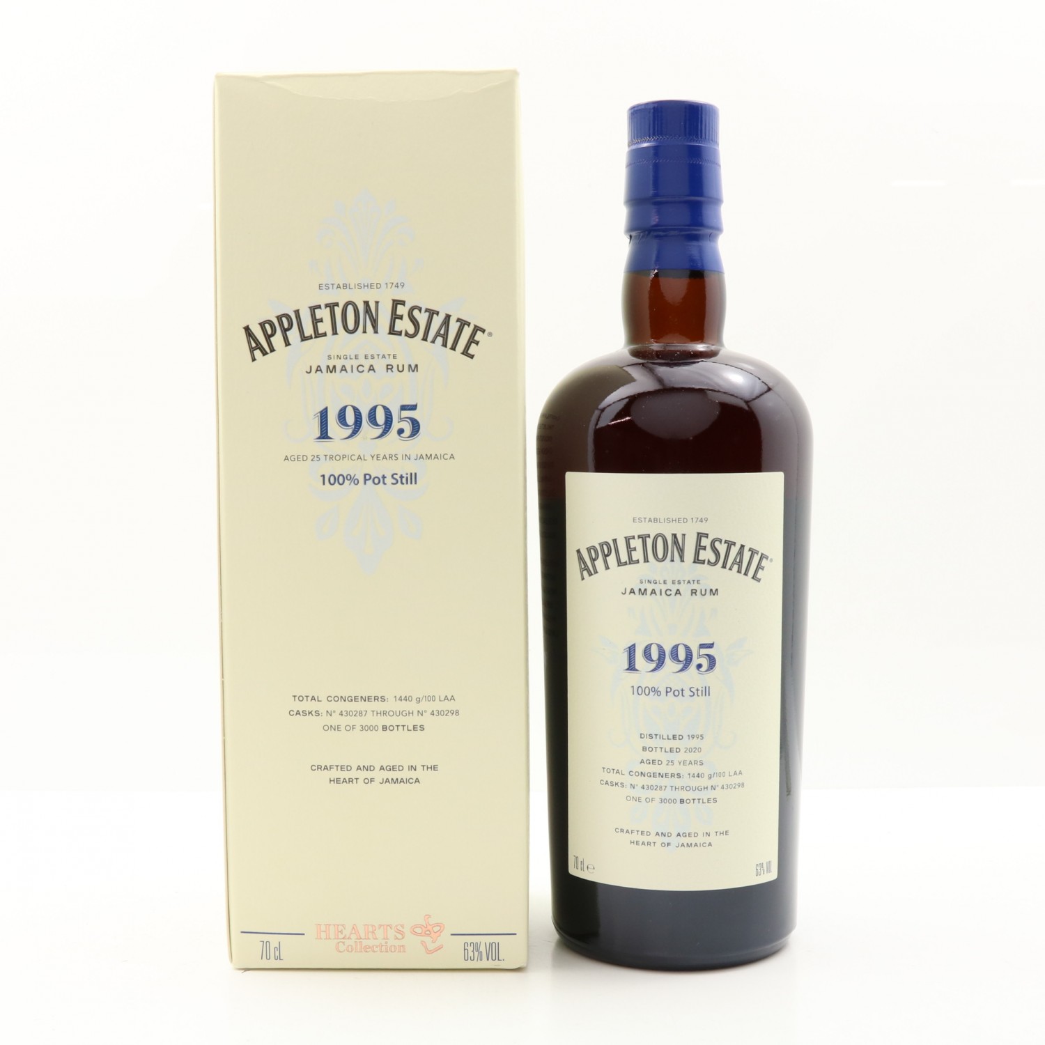 Appleton Estate 1995 25 Year Old Hearts Collection | The 118th Auction ...