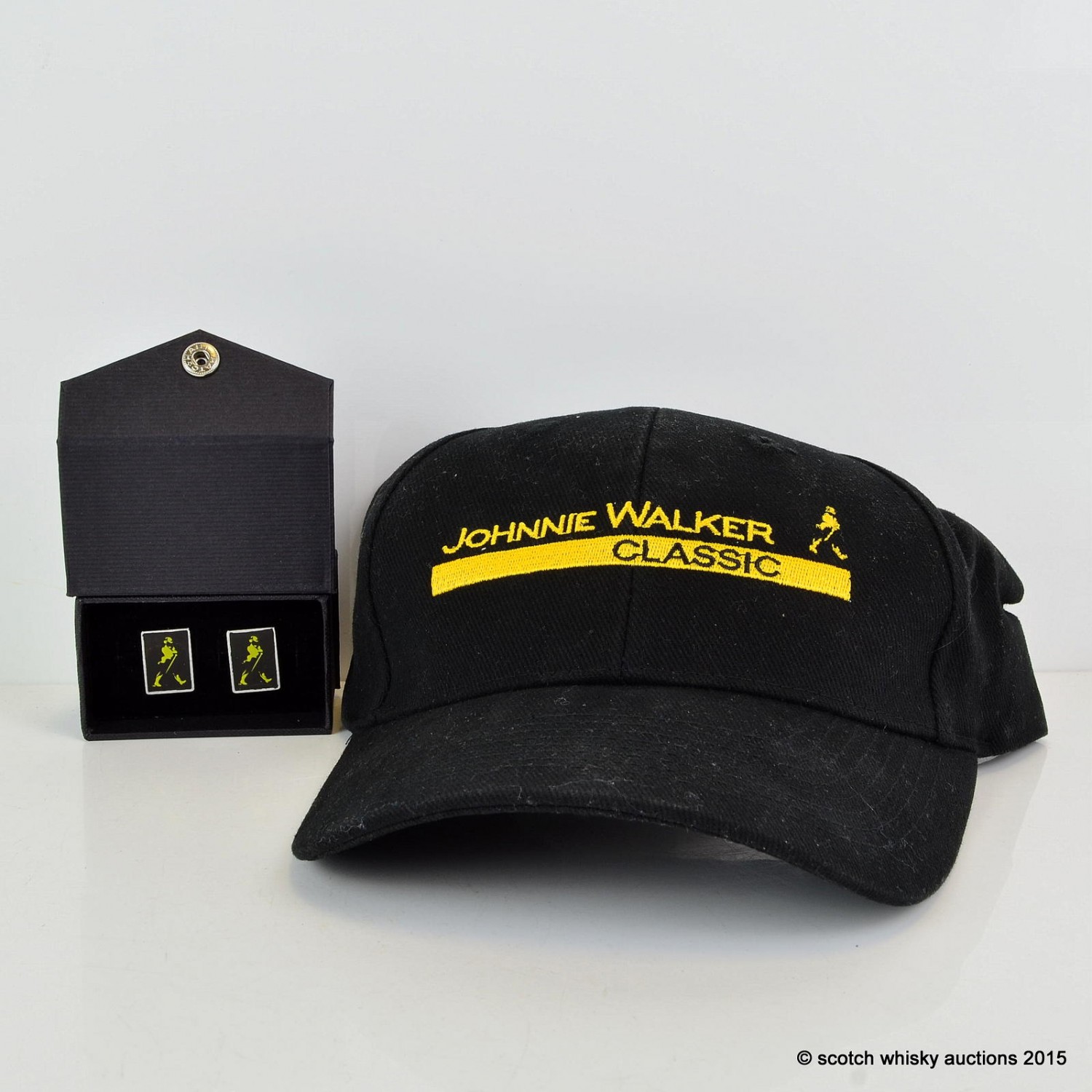 Johnnie Walker Cufflinks & Baseball Cap | The 50th Auction | Scotch ...