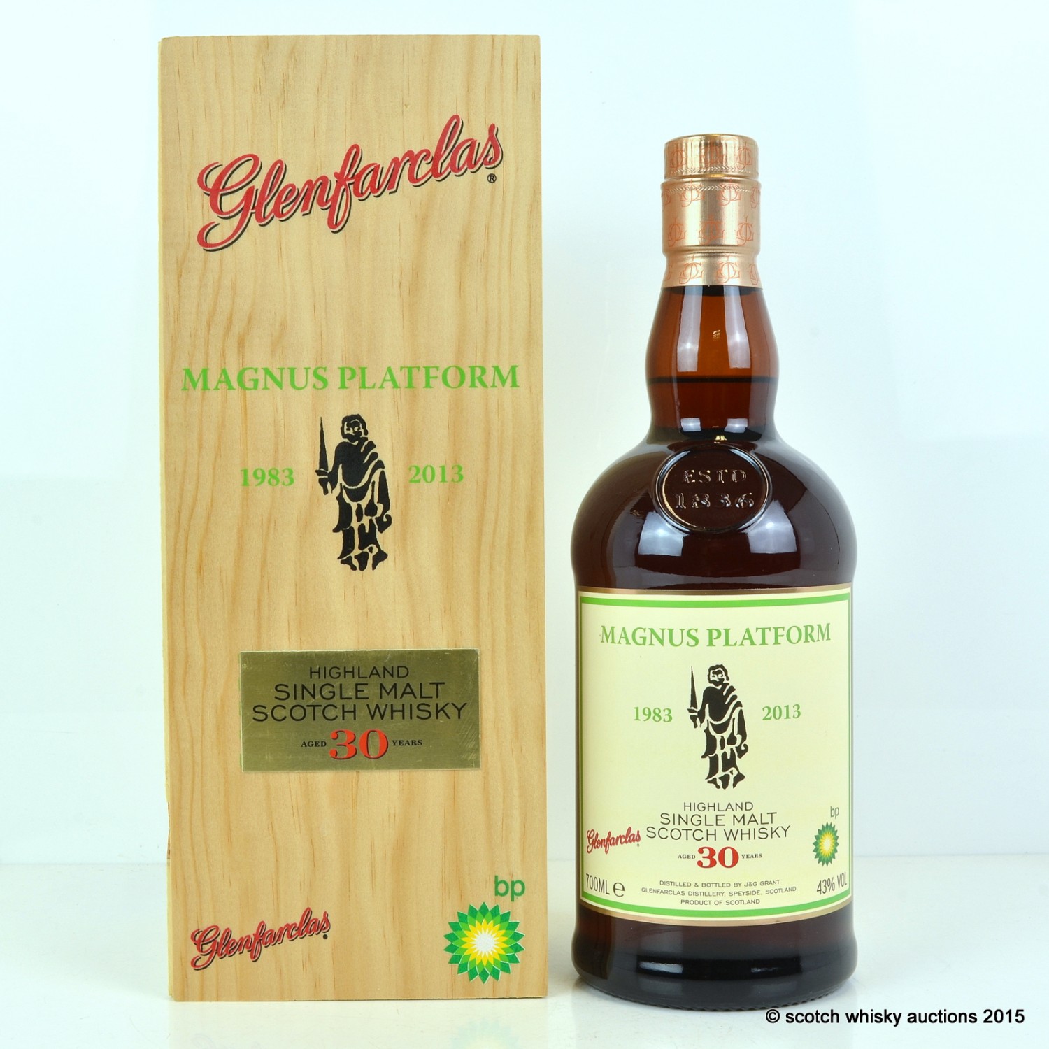 Glenfarclas 30 Year Old Magnus Platform Anniversary Bottling | The 50th ...