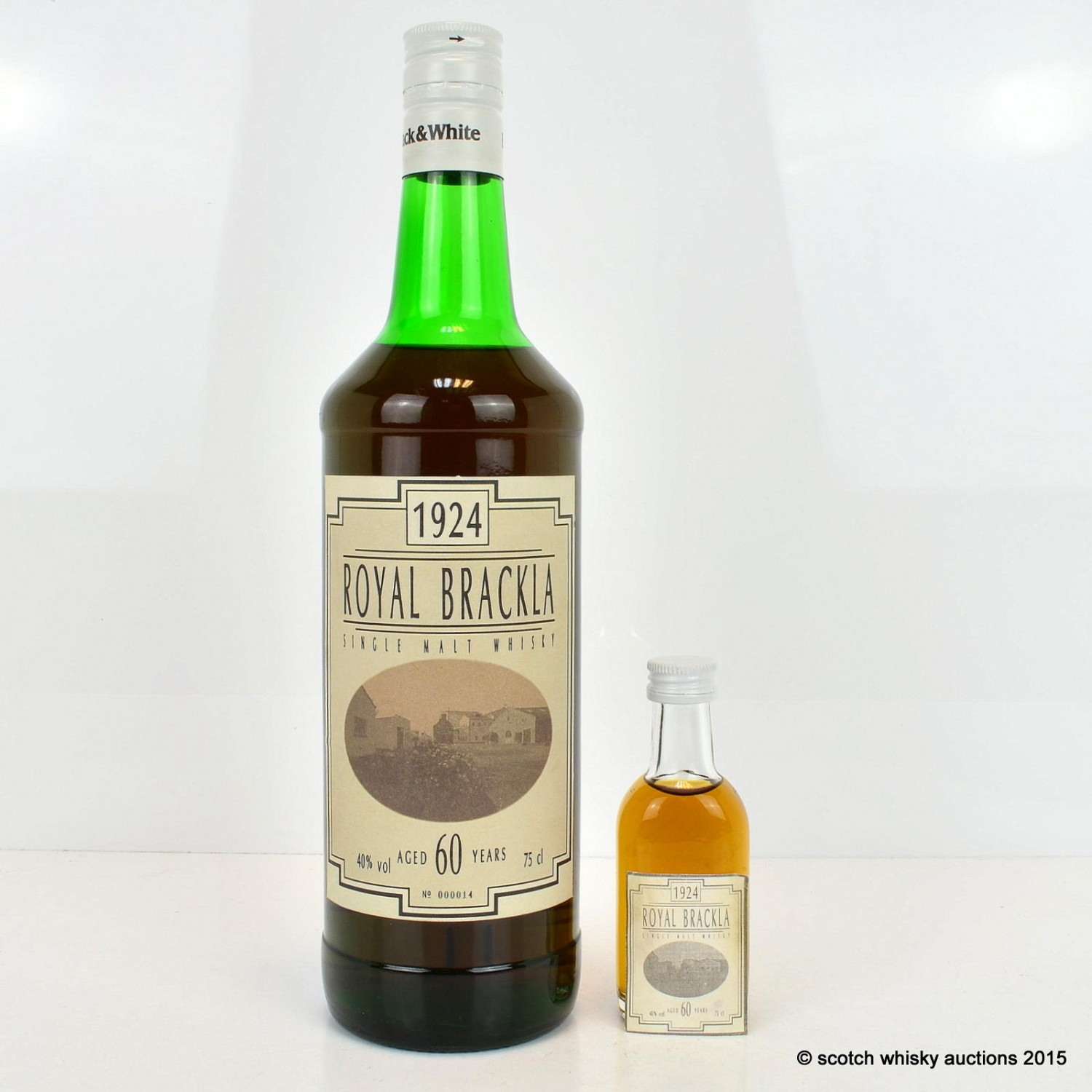 Royal Brackla 1924 60 Year Old With Matching Mini | The 51st Auction ...