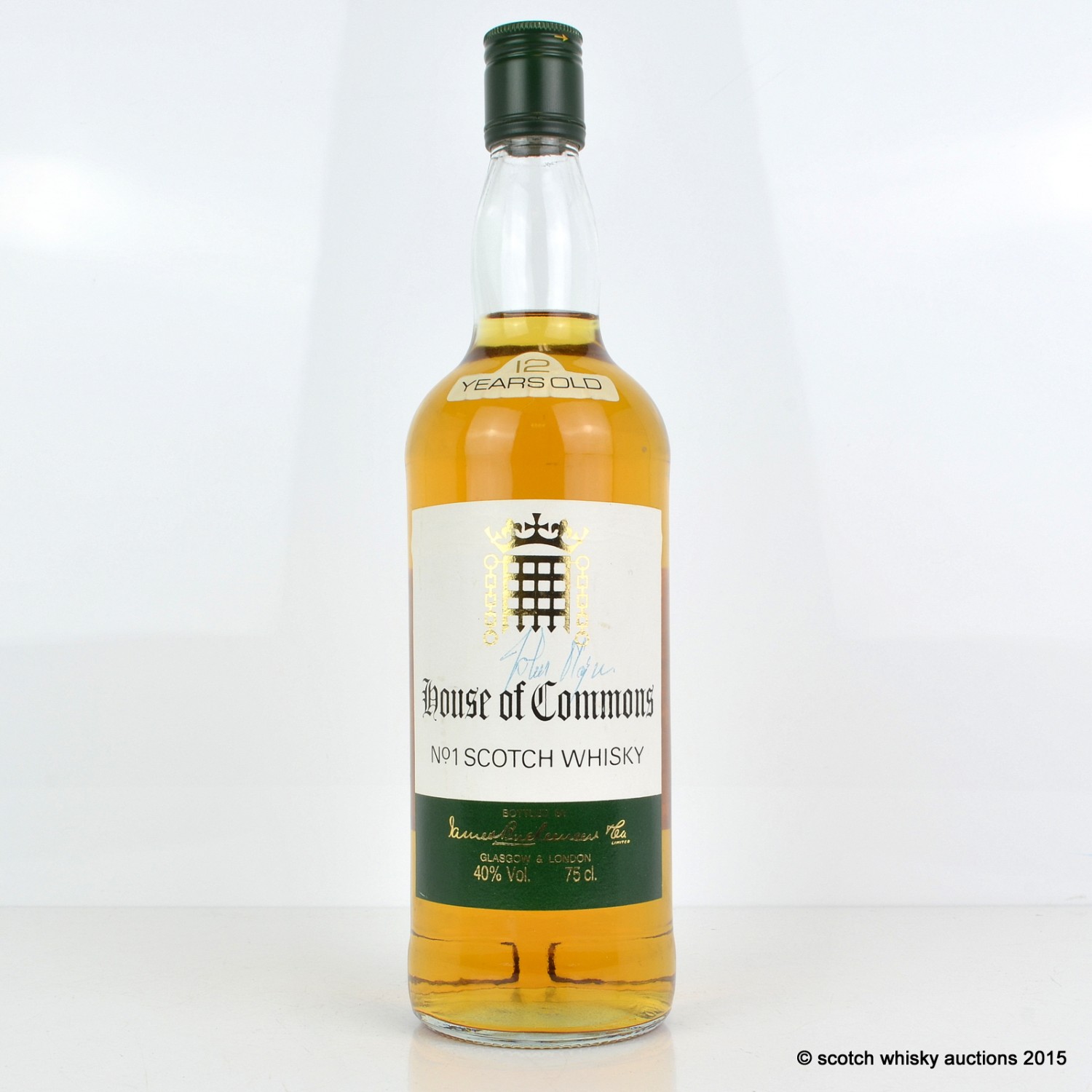 House Of Commons 12 Year Old 75cl Signed By John Major | The 51st ...