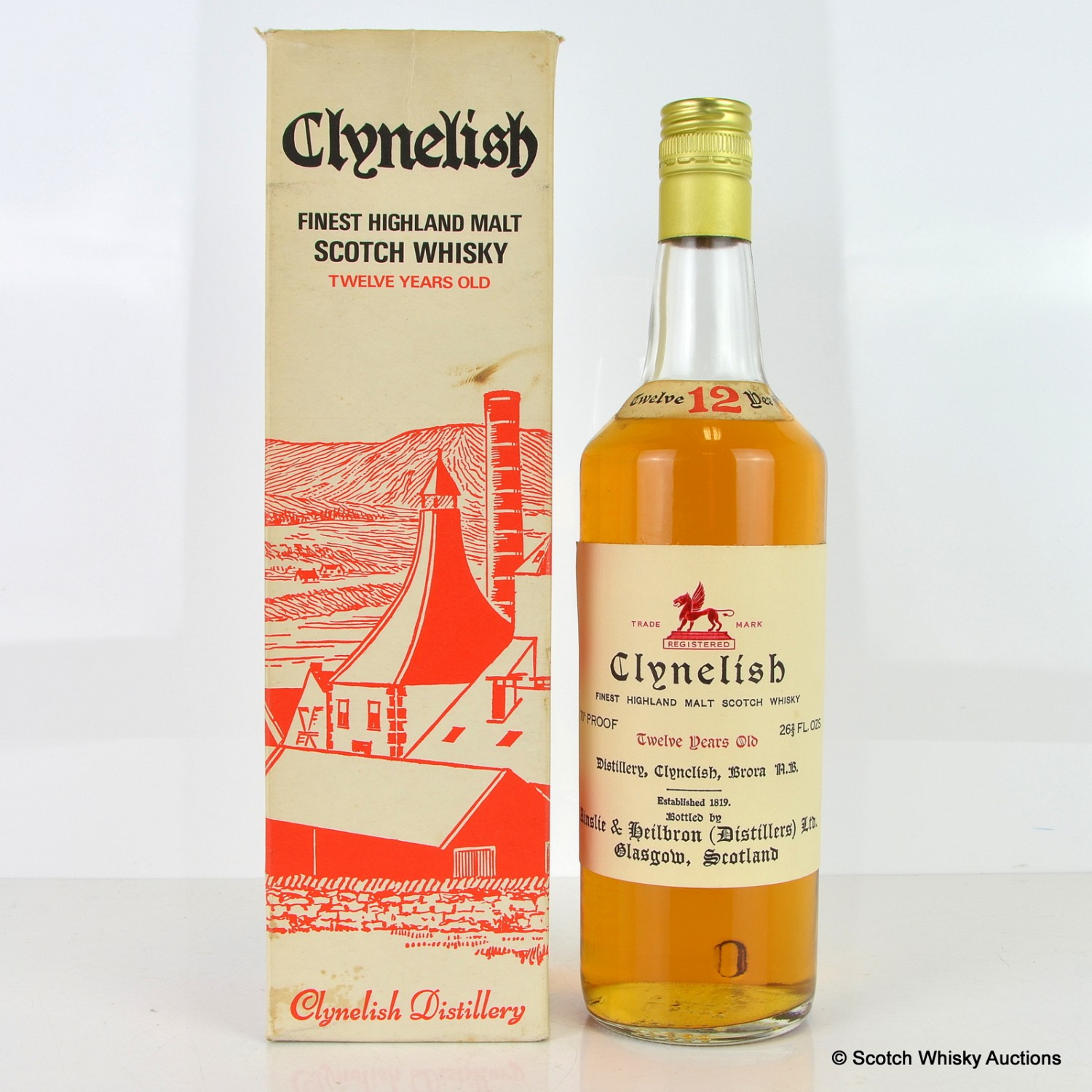 Clynelish 12 Year Old 26 2/3 Fl Ozs | The 53rd Auction | Scotch Whisky ...