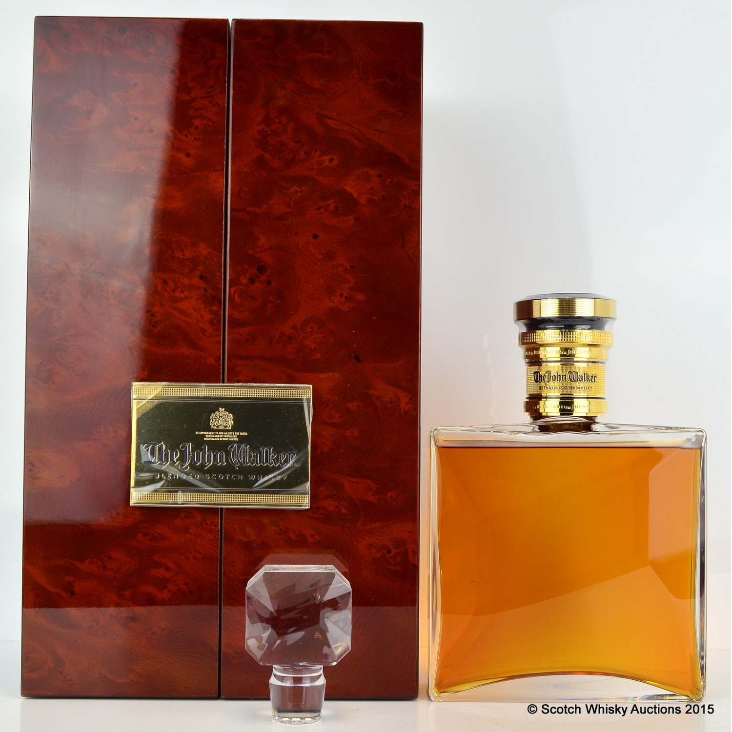 Johnnie Walker Blue Label The John Walker Baccarat Crystal Decanter ...