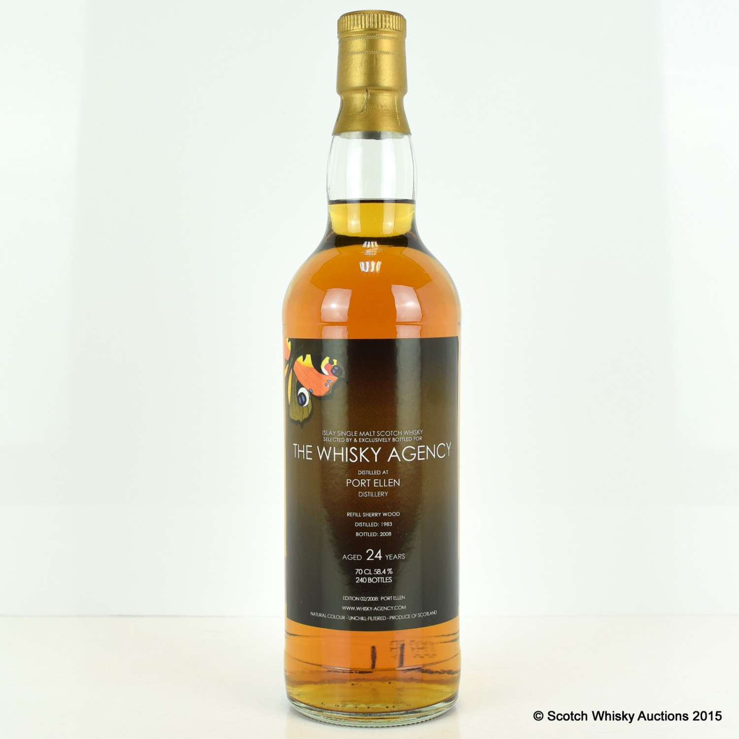 Port Ellen 1983 24 Year Old Whisky Agency | The 56th Auction | Scotch ...