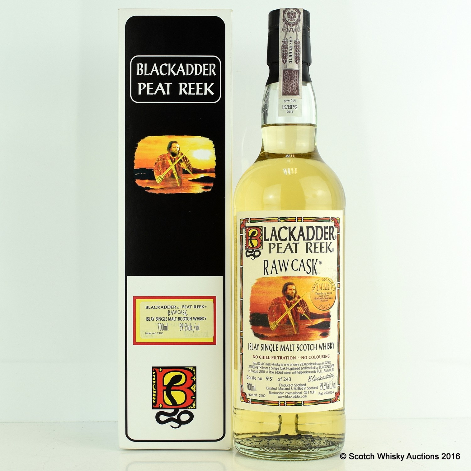 Blackadder Peat Reek Raw Cask | The 58th Auction | Scotch Whisky Auctions