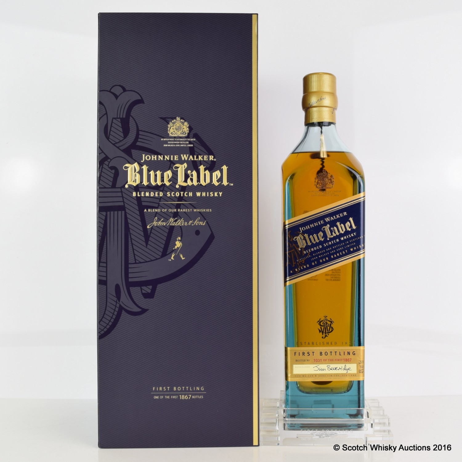 Johnnie Walker Blue Label First Bottling 75cl | The 59th Auction ...