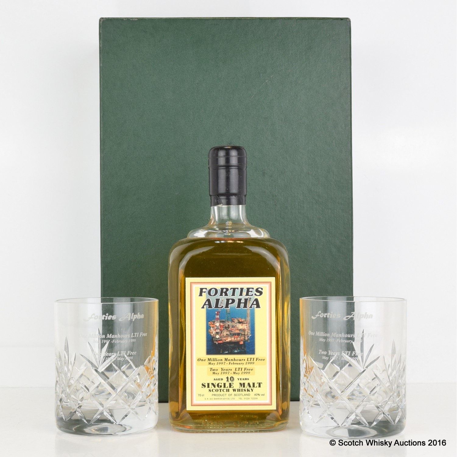 Forties Alpha One Million Manhours LTI Free 10 Year Old With 2 Glasses ...