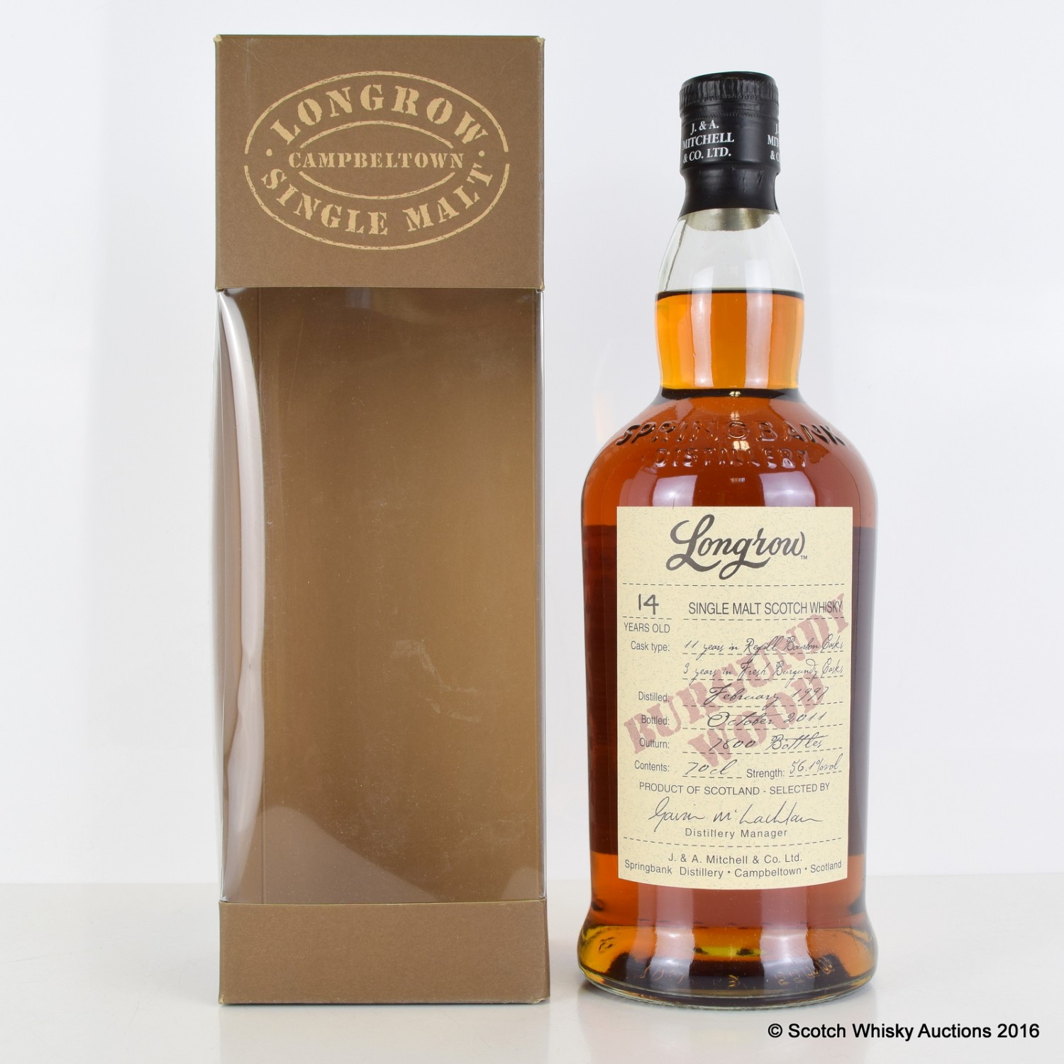 Longrow 1997 14 Year Old Burgundy Wood | The 60th Auction | Scotch ...