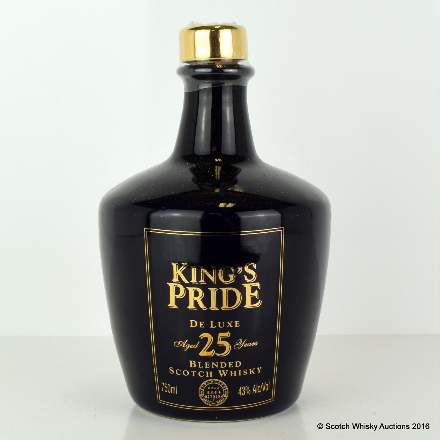 King's Pride 25 Year Old Blend 75cl | The 61st Auction | Scotch Whisky ...