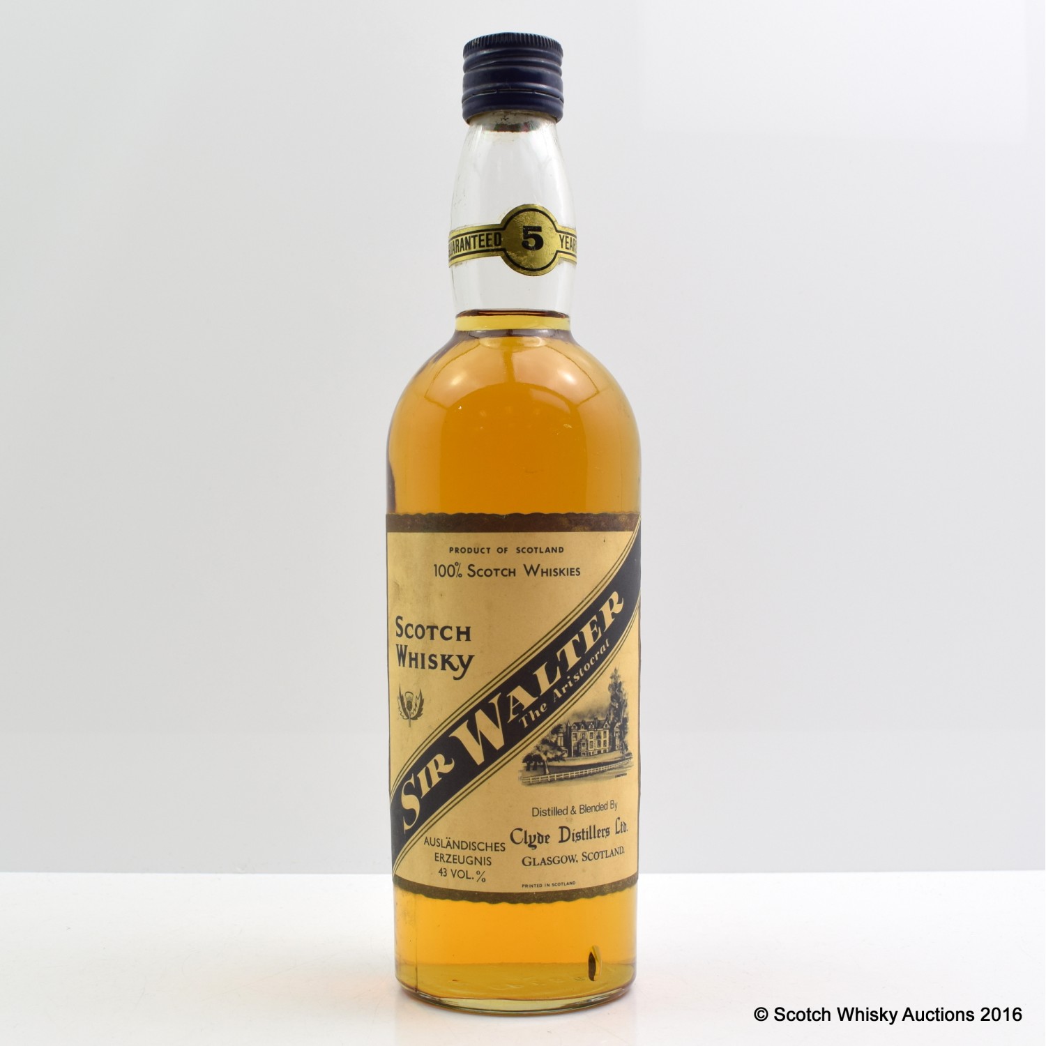 Sir Walter 5 Year Old | The 63rd Auction | Scotch Whisky Auctions