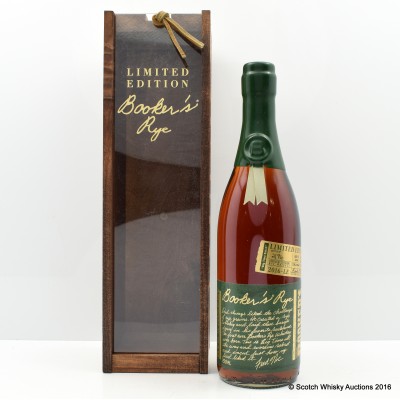 Booker's Rye 13 Year Old Big Time Batch 2016 Release | The 65th Auction ...