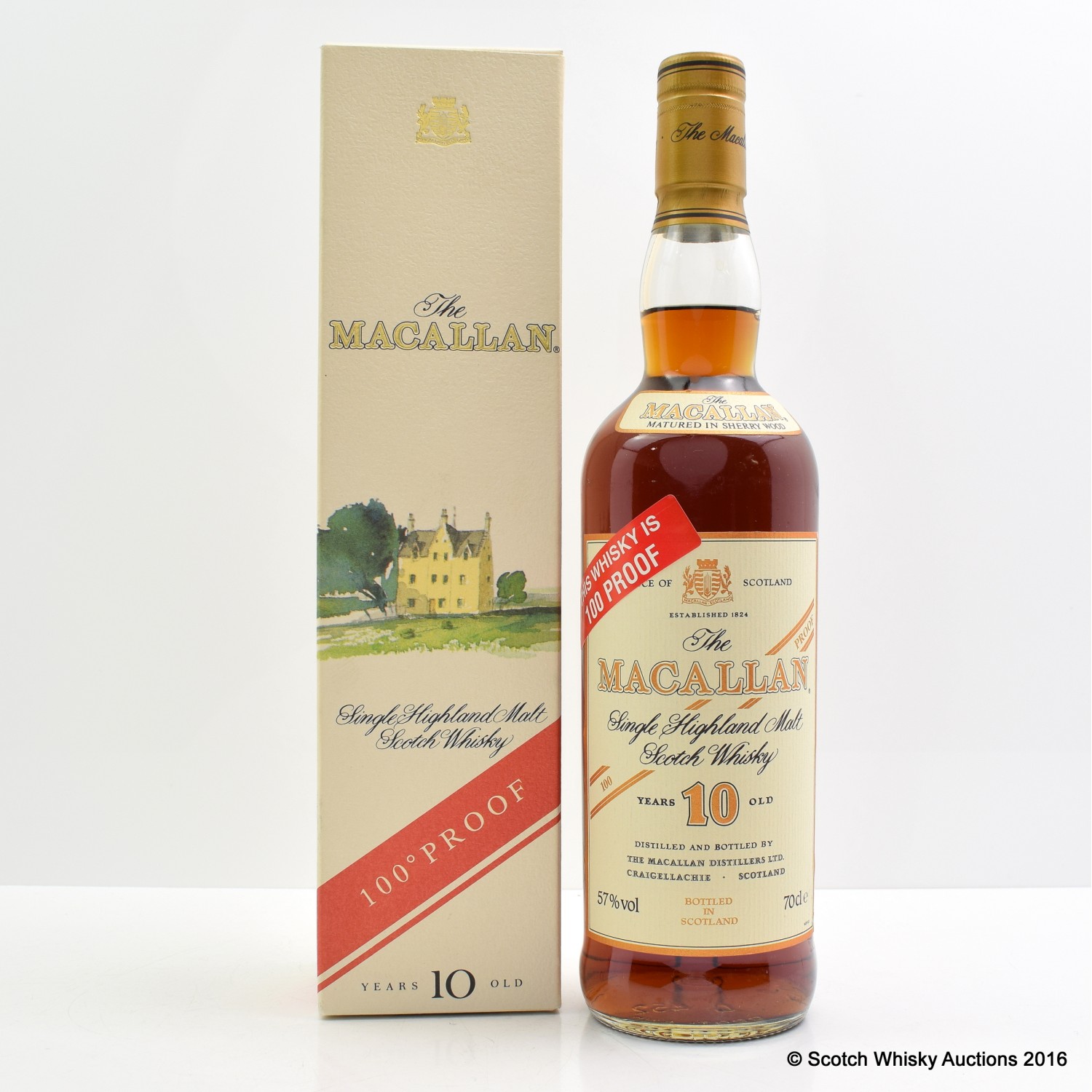 Macallan 100° Proof 10 Year Old | The 65th Auction | Scotch Whisky Auctions