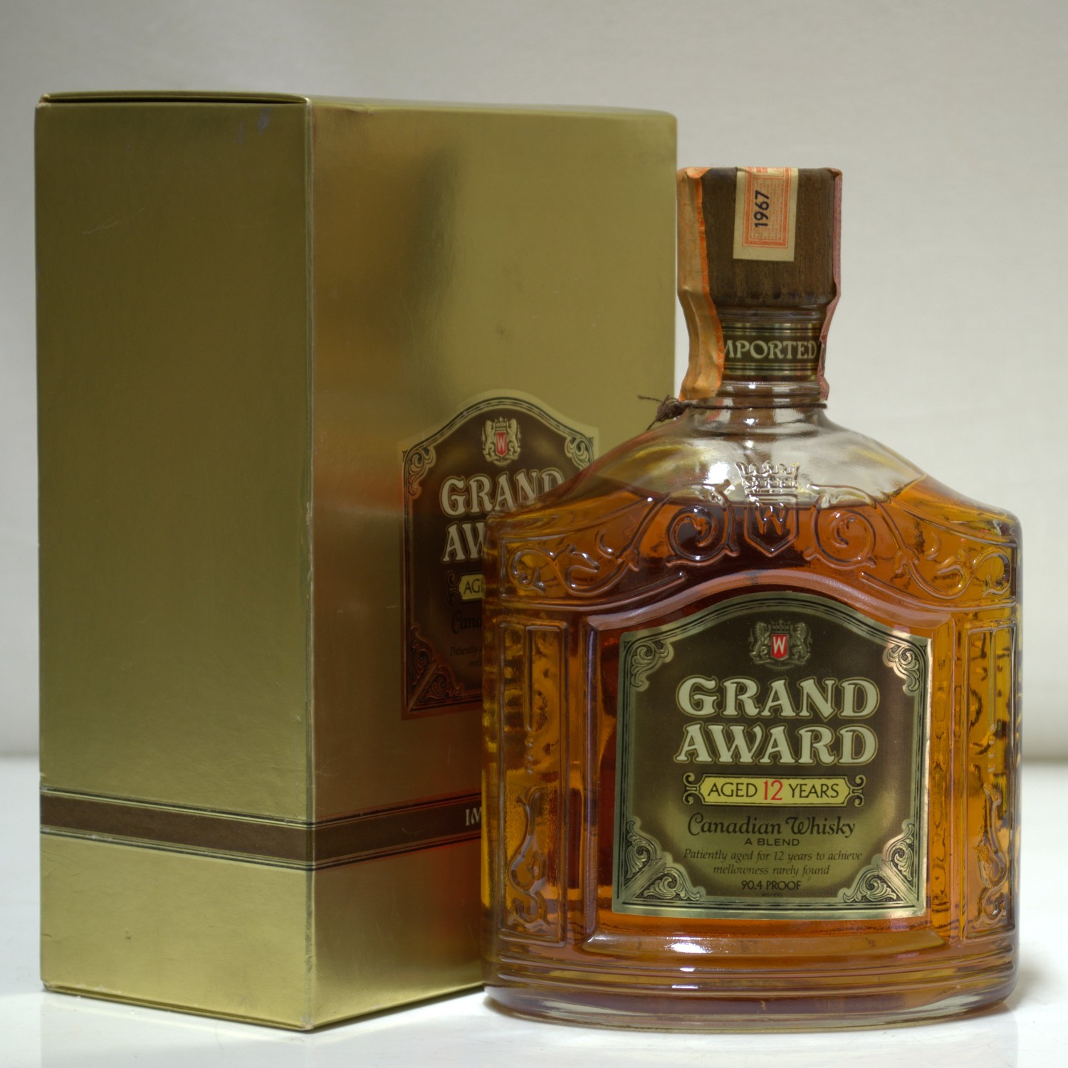 Grand Award Canadian Whisky Aged 12 Years | The 24th Auction | Scotch ...