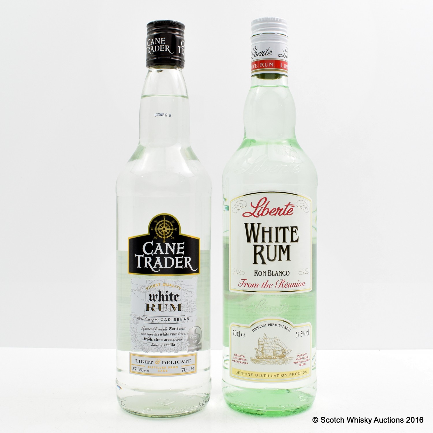 Liberte White Rum & Cane Trader White Rum | The 67th Auction | Scotch ...