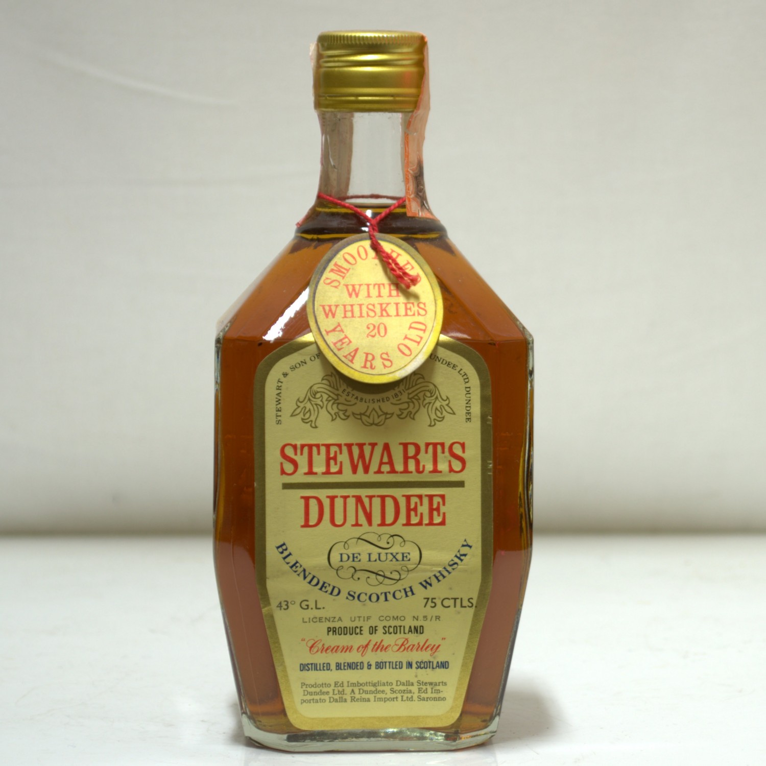 Stewart's Dundee Cream Of The Barley 75cl | The 25th Auction | Scotch ...