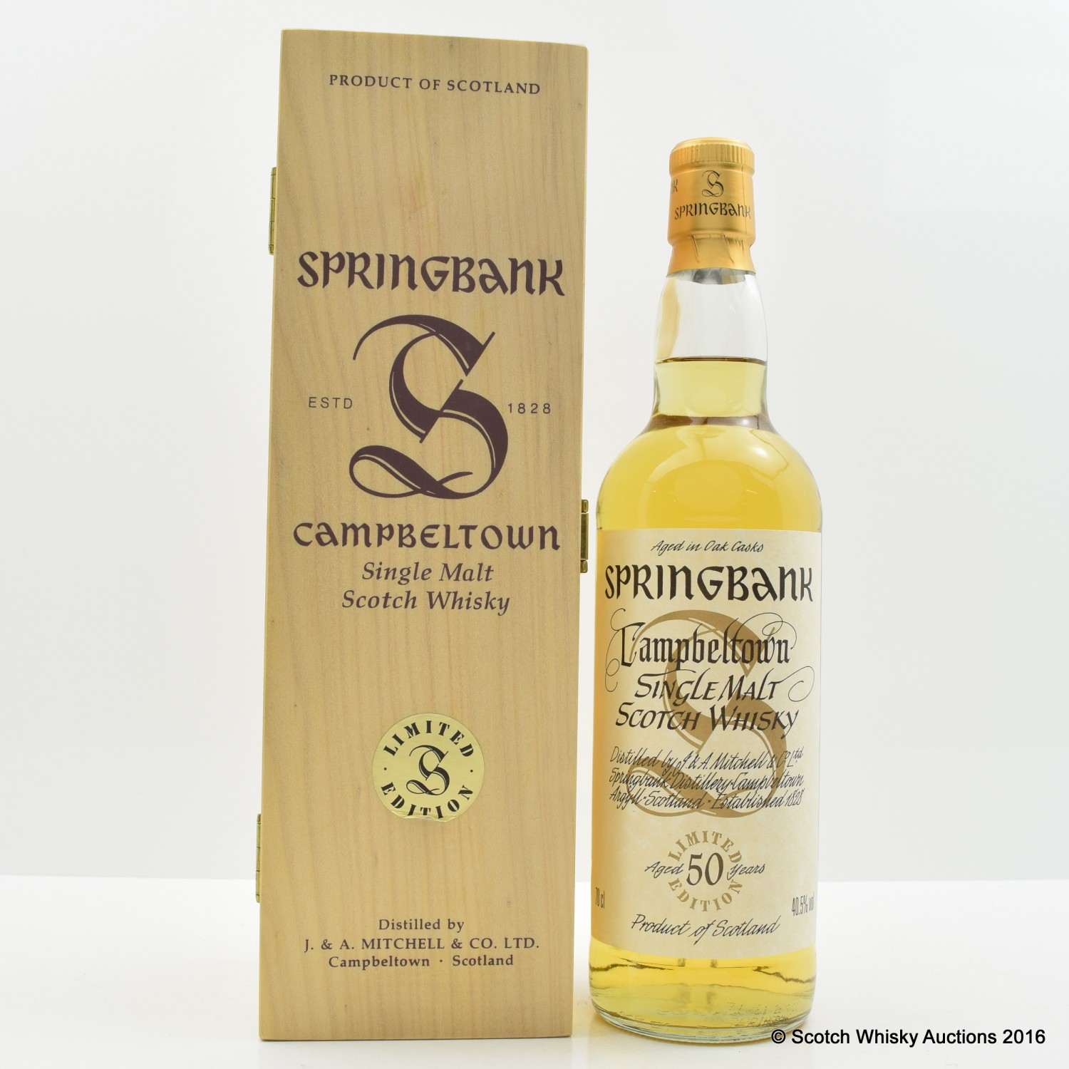 Springbank 50 Year Old Millennium Collection | The 68th Auction ...