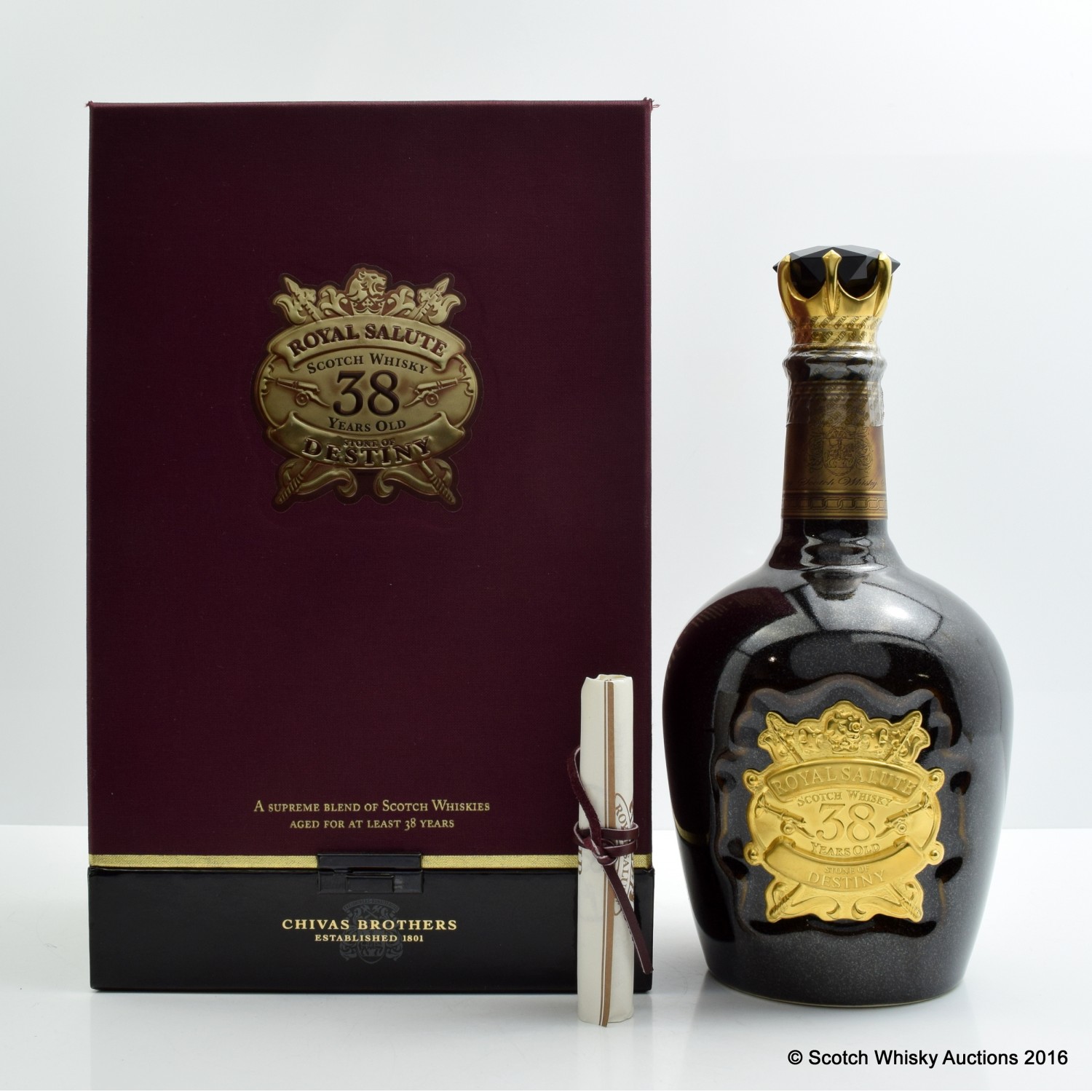 Chivas Royal Salute 38 Year Old Stone Of Destiny | The 69th Auction ...