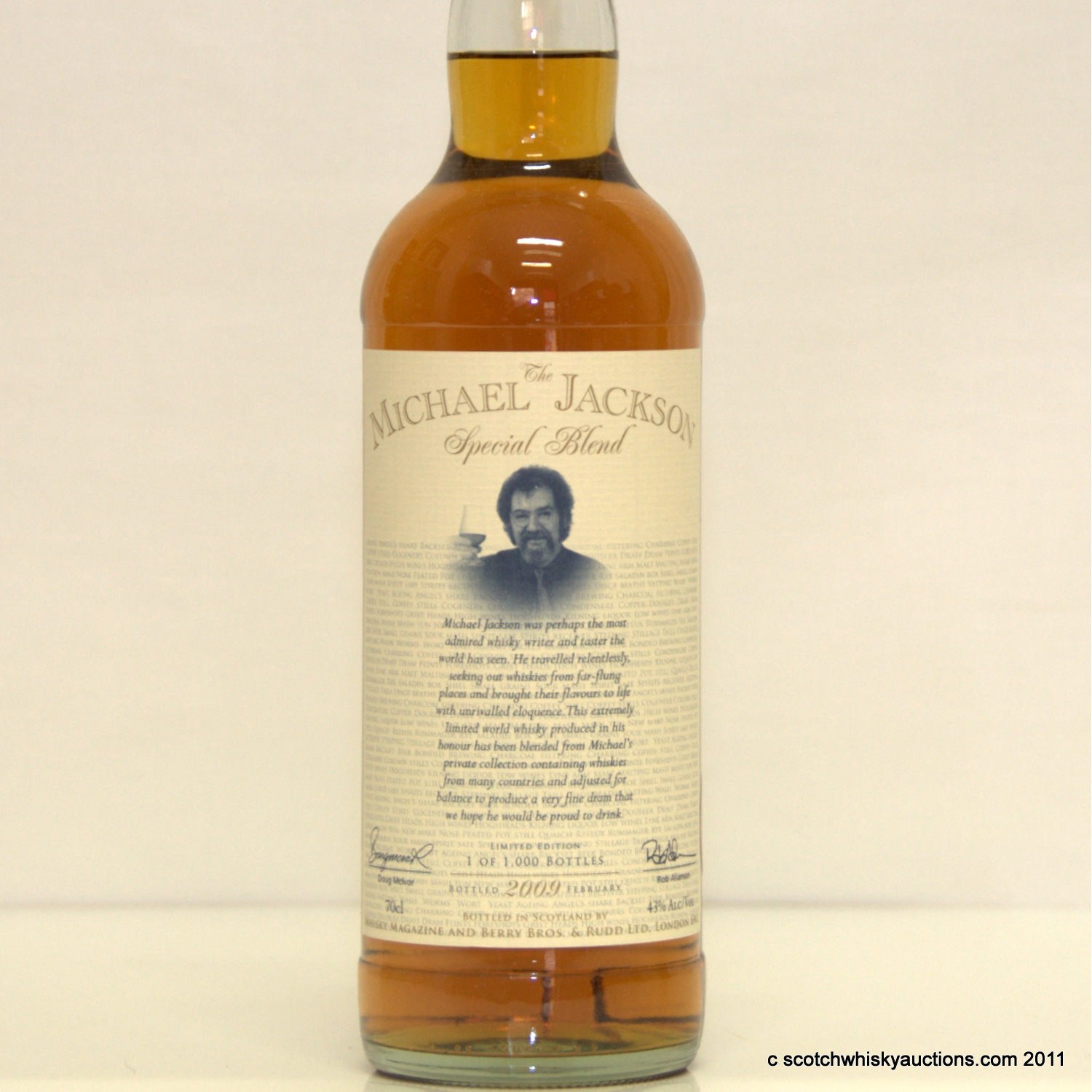Michael Jackson Special Blend | The Sixth Auction | Scotch Whisky Auctions