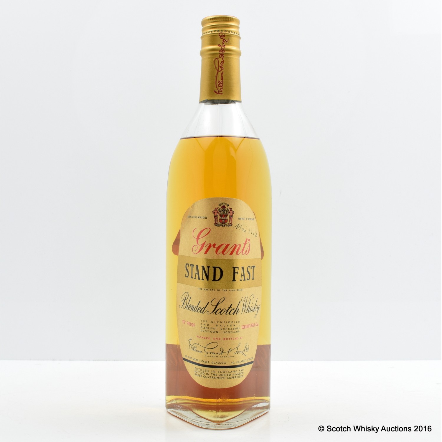 Grant's Stand Fast 26 2/3 Fl Oz | The 70th Auction | Scotch Whisky Auctions
