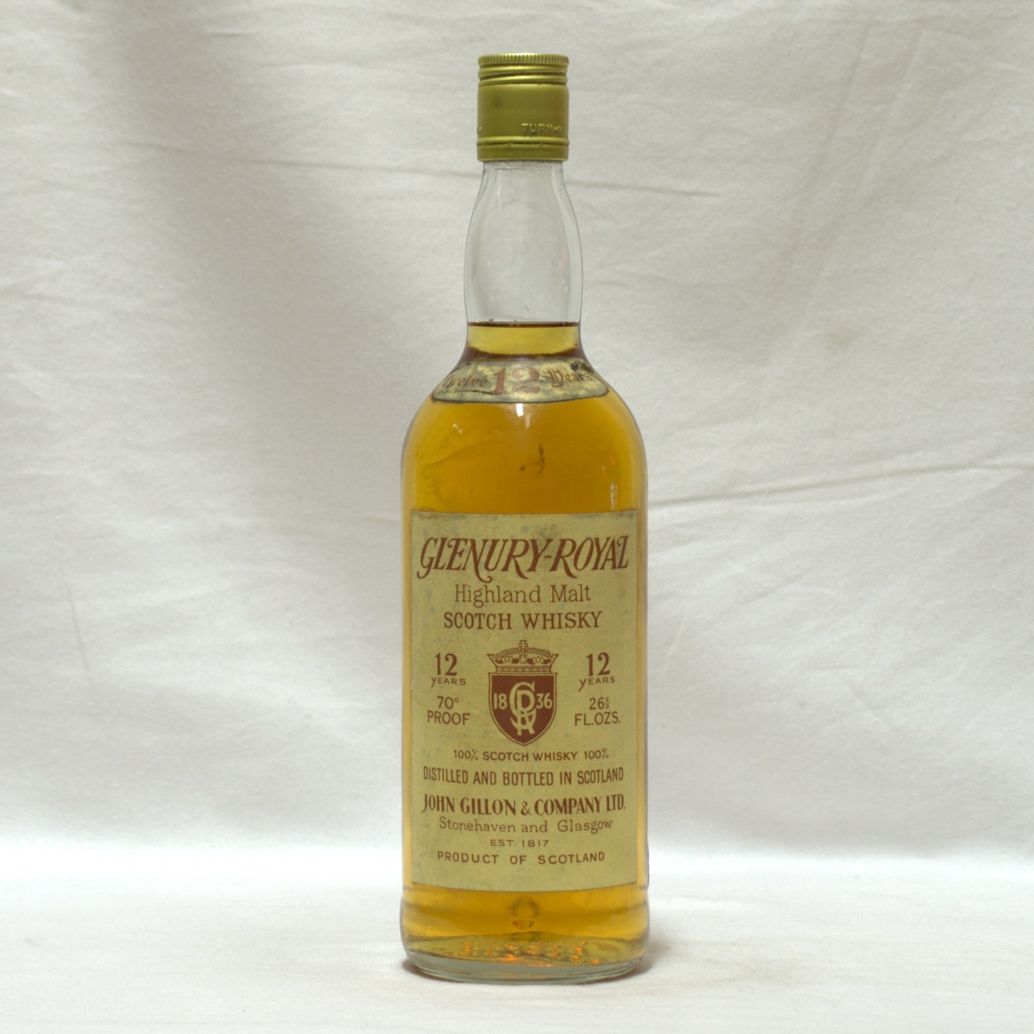 Glenury Royal 12 Year old John Gillon 26 2/3fl oz | The 29th Auction ...