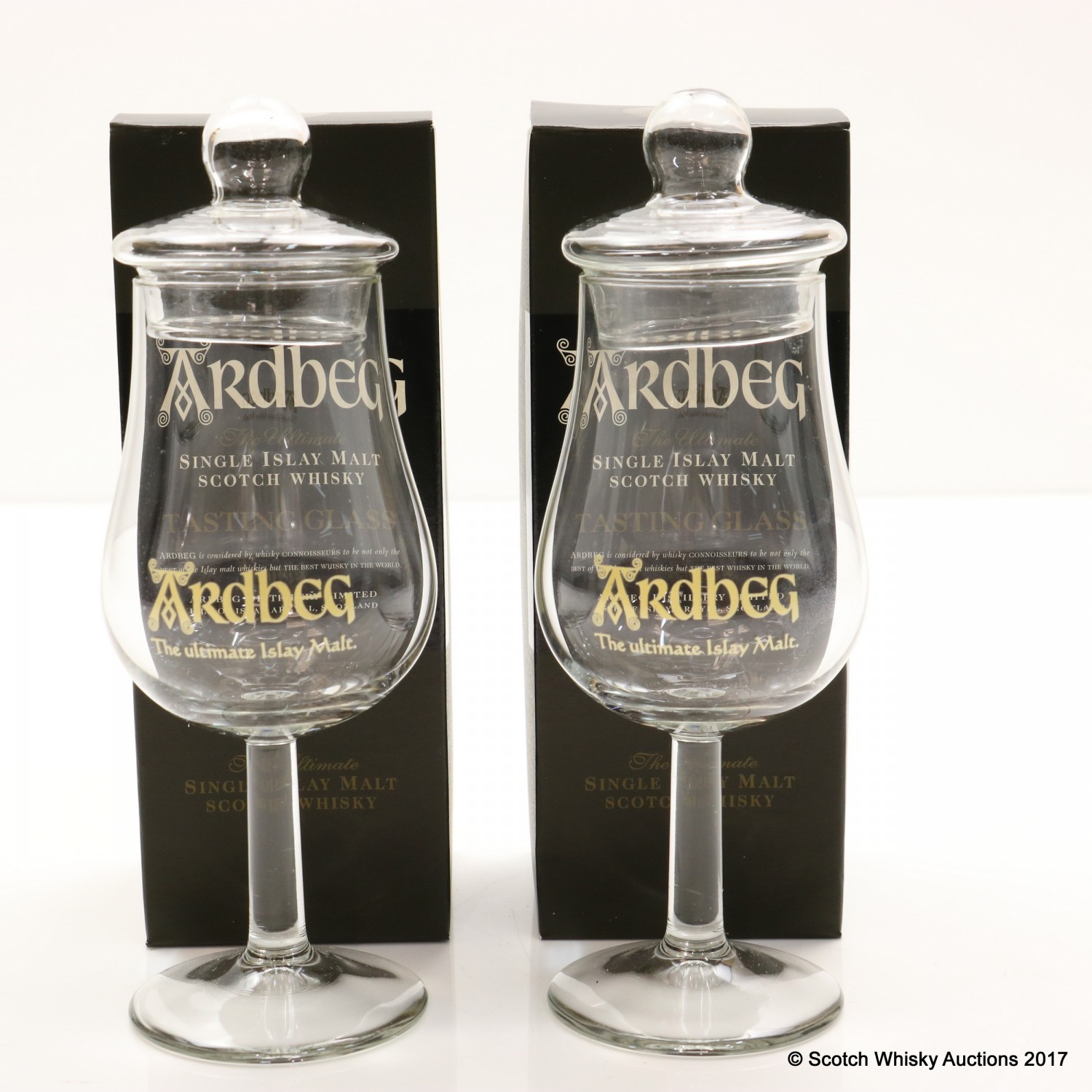 Ardbeg Tasting Glasses x 2 | The 74th Auction | Scotch Whisky Auctions