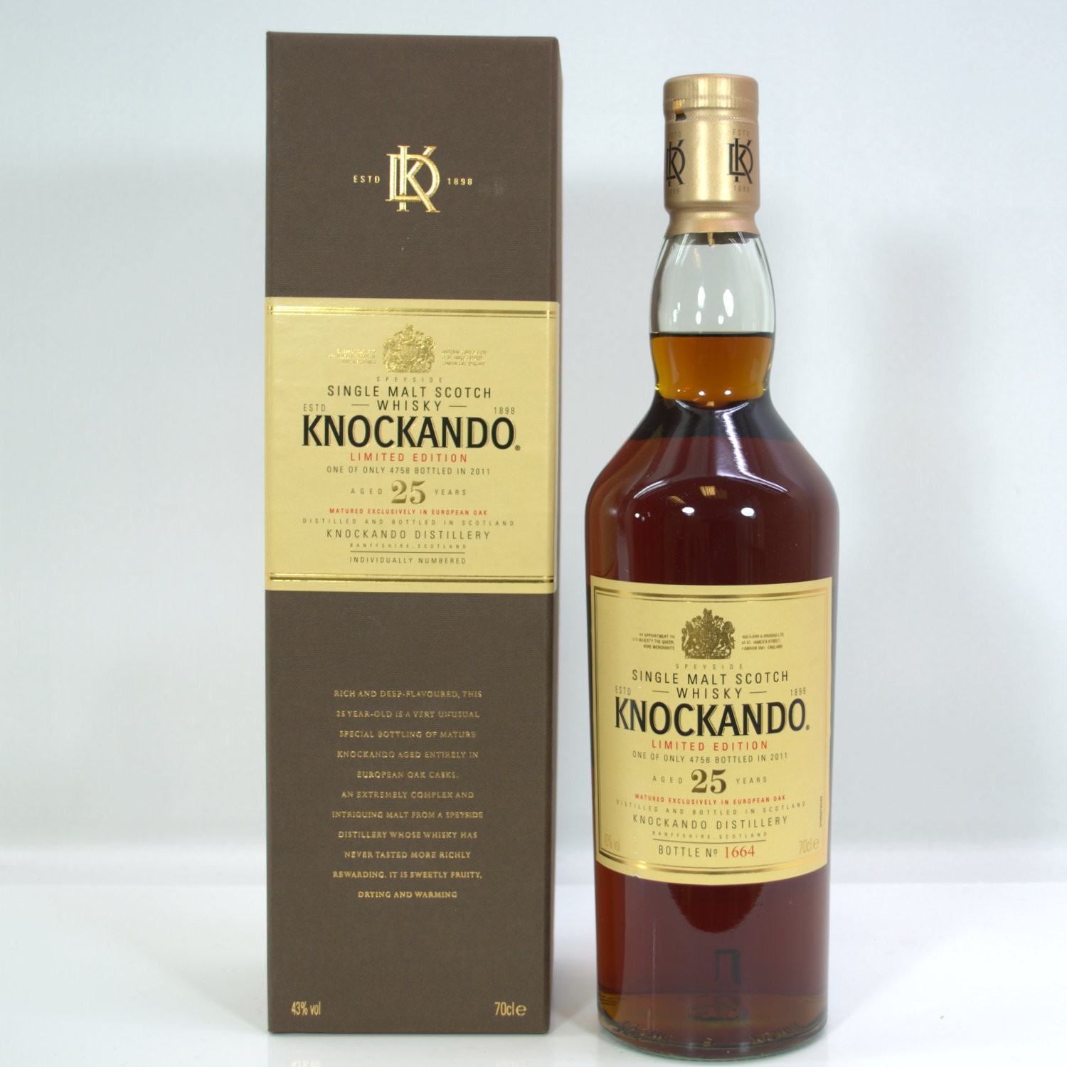 Knockando 25 Year Old | The 30th Auction | Scotch Whisky Auctions