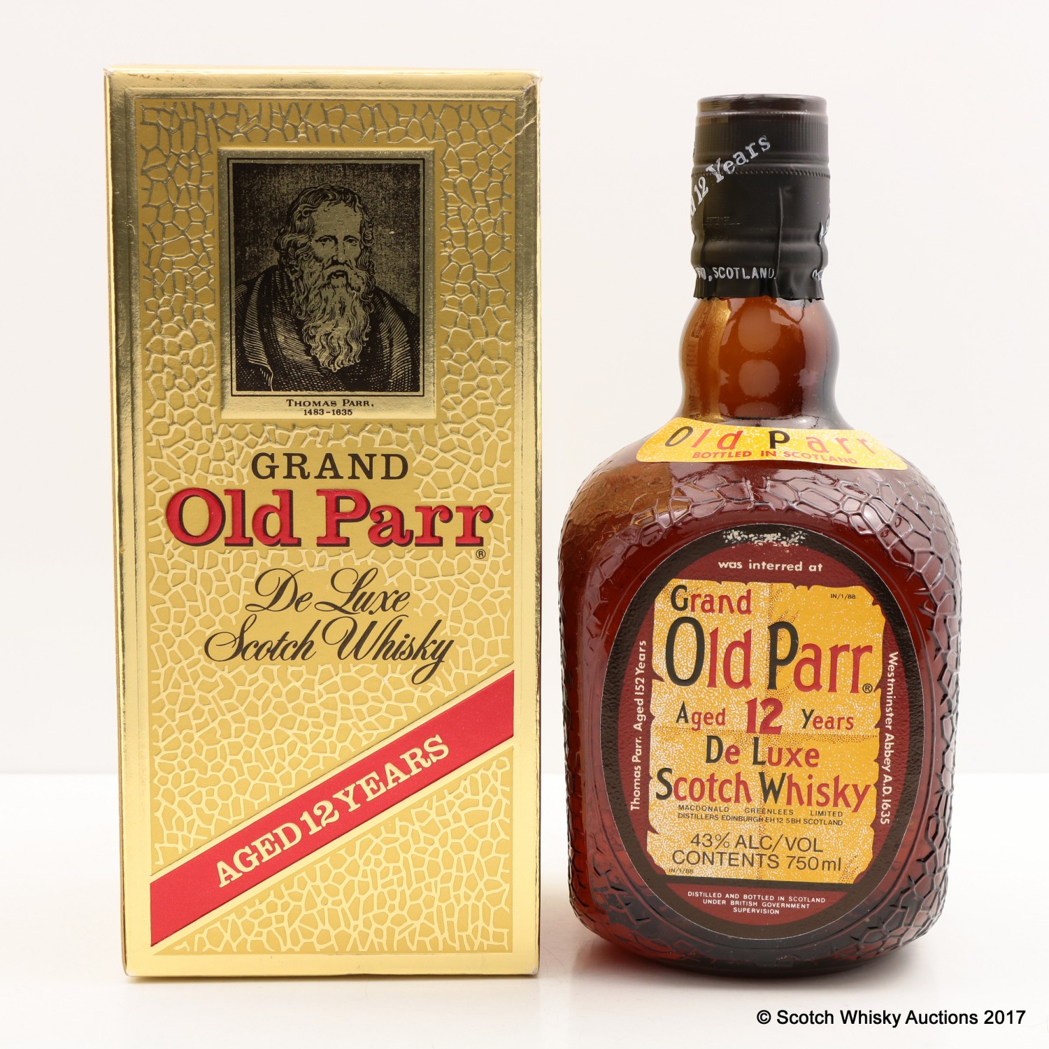 Grand Old Parr 12 Year Old 75cl | The 75th Auction | Scotch Whisky Auctions