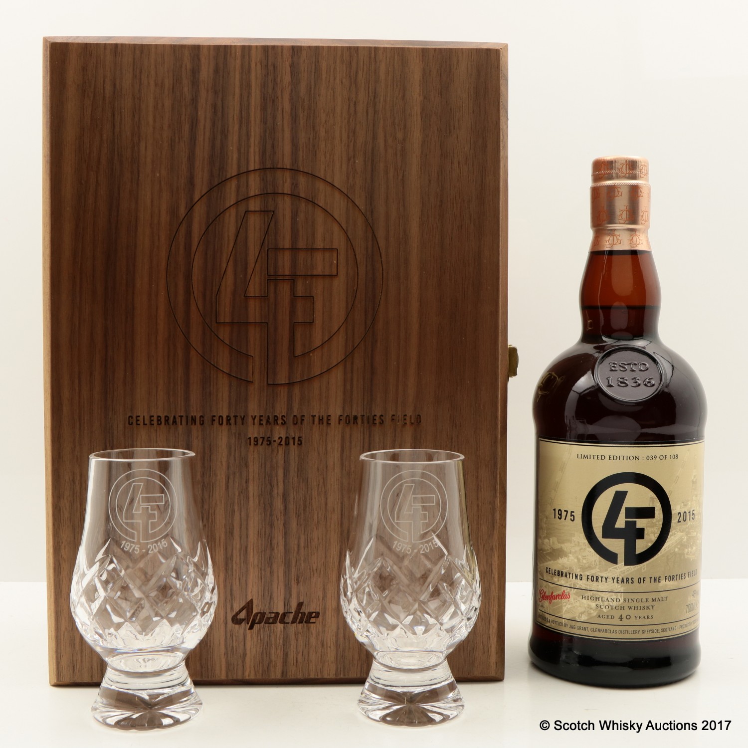 Glenfarclas 40 Year Old Apache Celebrating 40 Years of the Forties ...