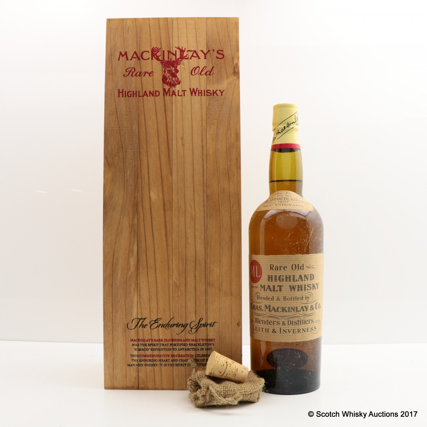 Mackinlay's Shackleton Replica 1st Edition | The 77th Auction | Scotch ...