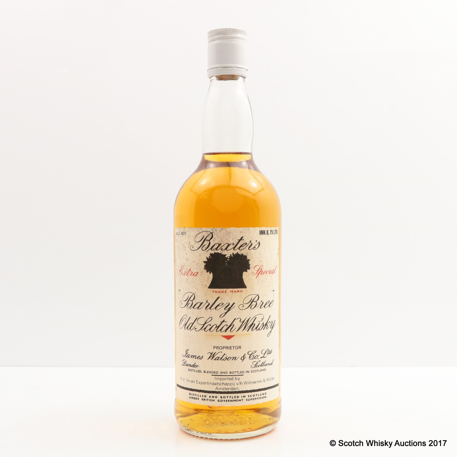 Baxter's Barley Bree Old Scotch Whisky 75cl | The 77th Auction | Scotch ...