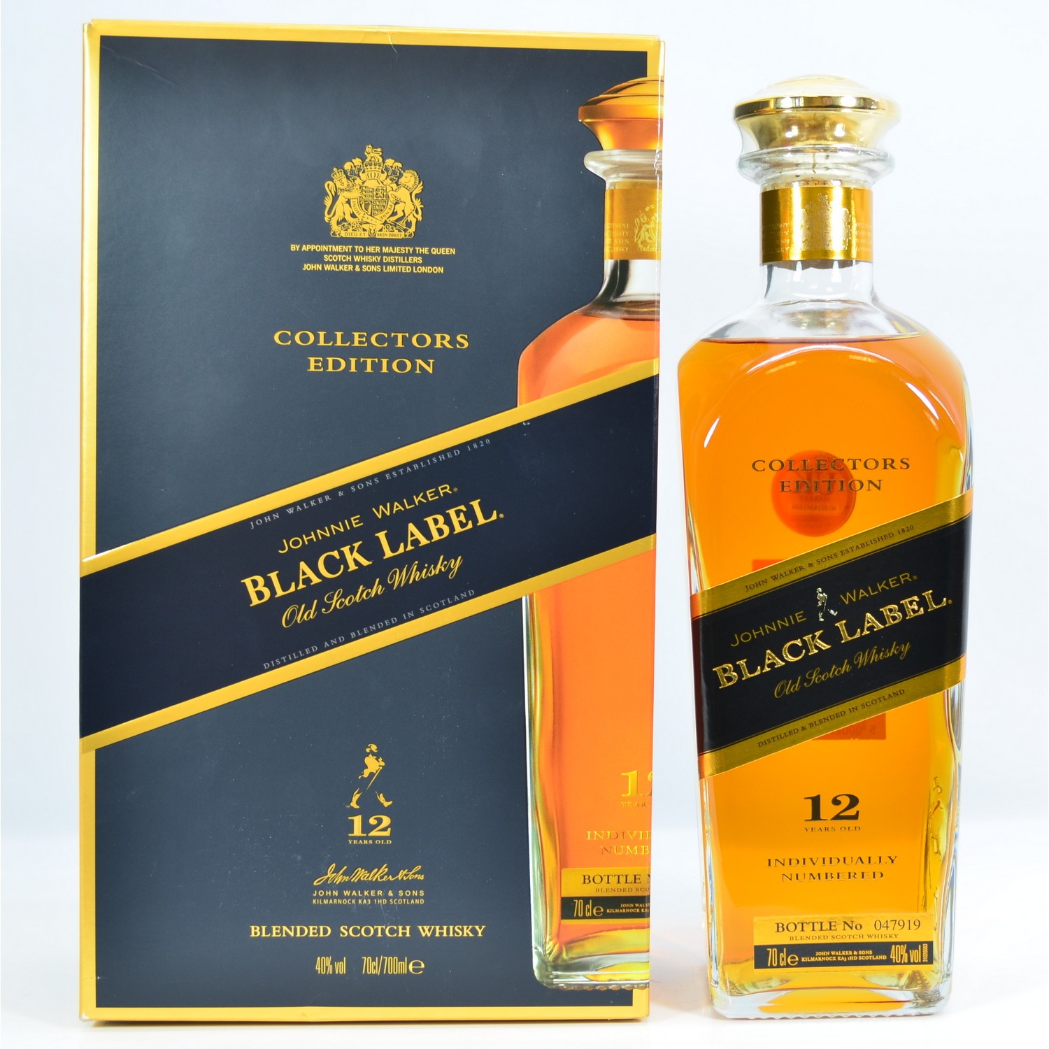 Johnnie Walker Black Label 12 Year Old Collectors Edition | The 32nd ...