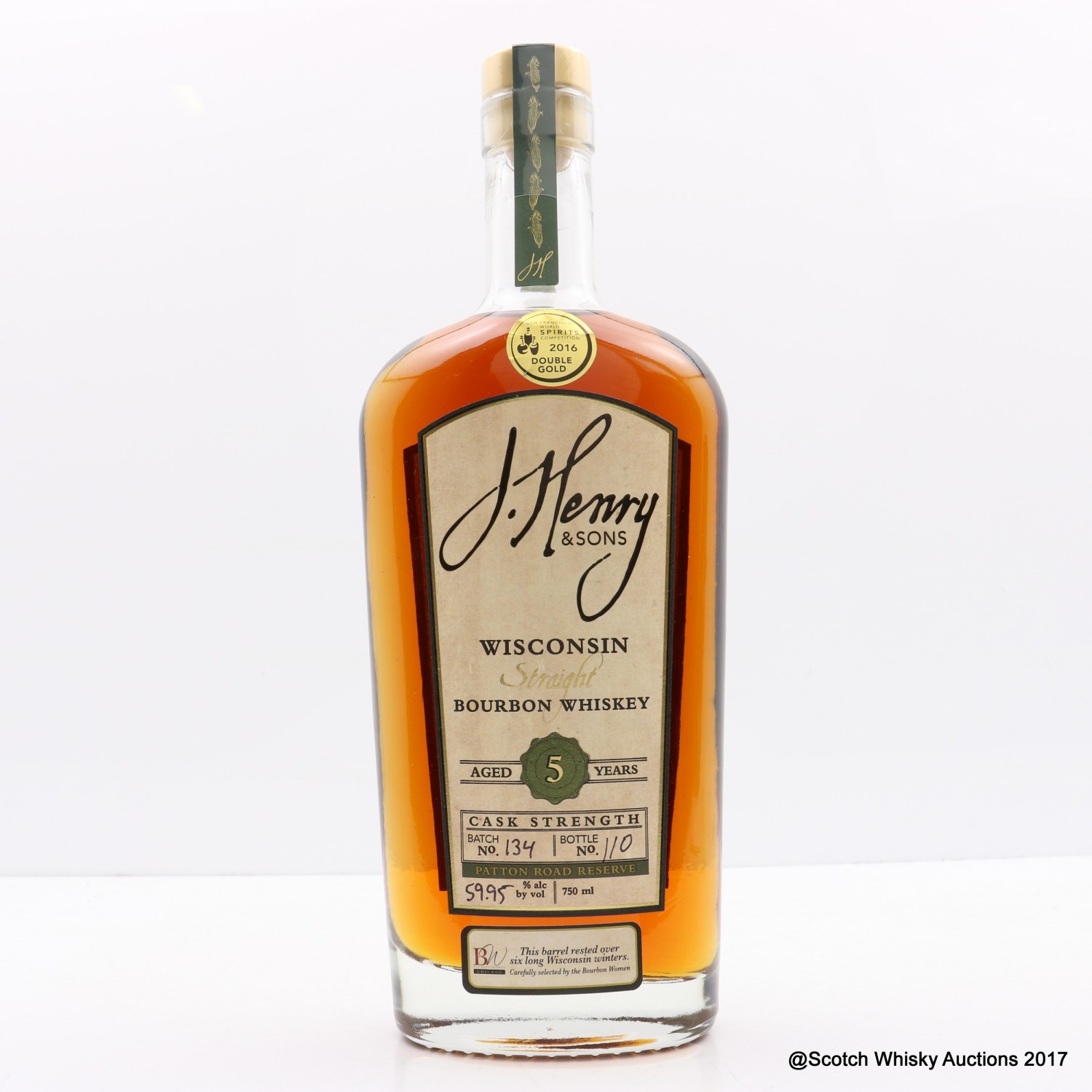 J.Henry & Sons 5 Year Old Wisconsin Straight Bourbon 75cl | The 79th ...
