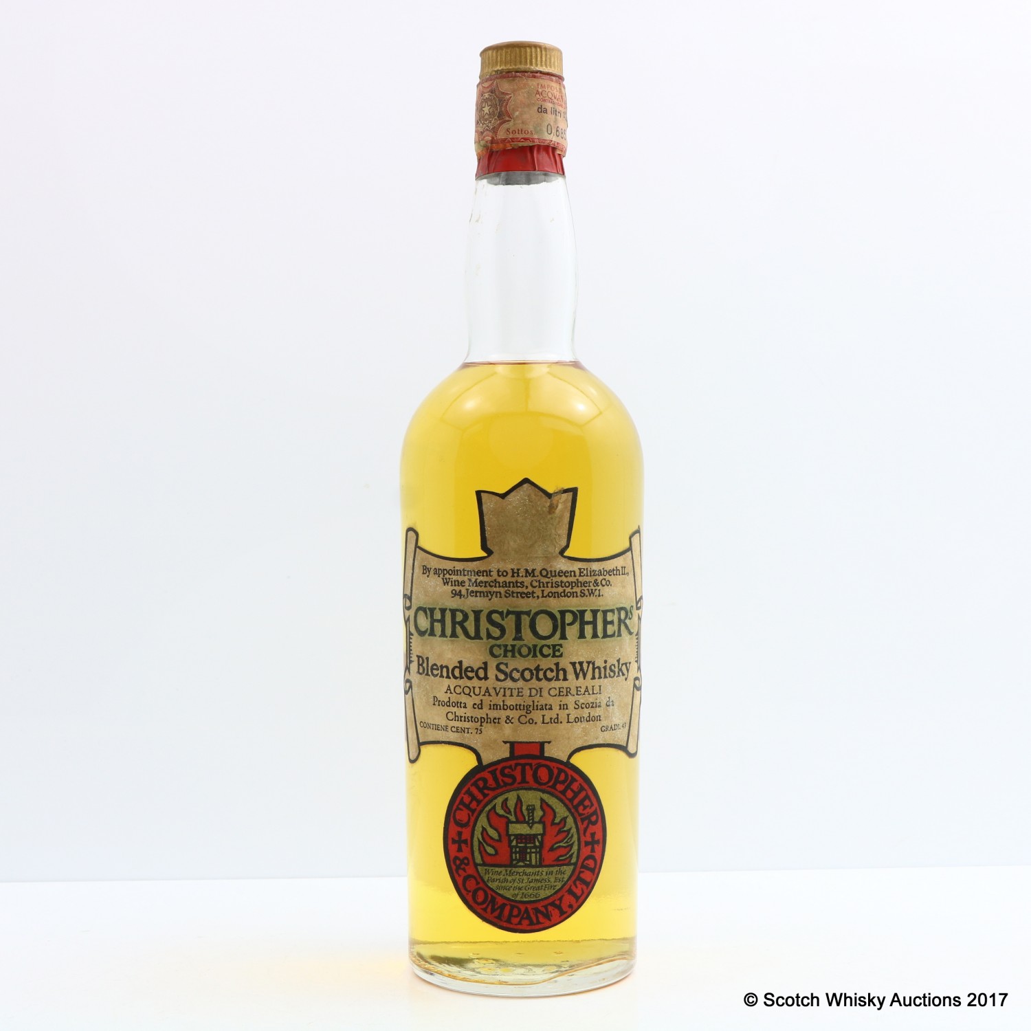 Christopher's Choice Blend 75cl | The 80th Auction | Scotch Whisky Auctions