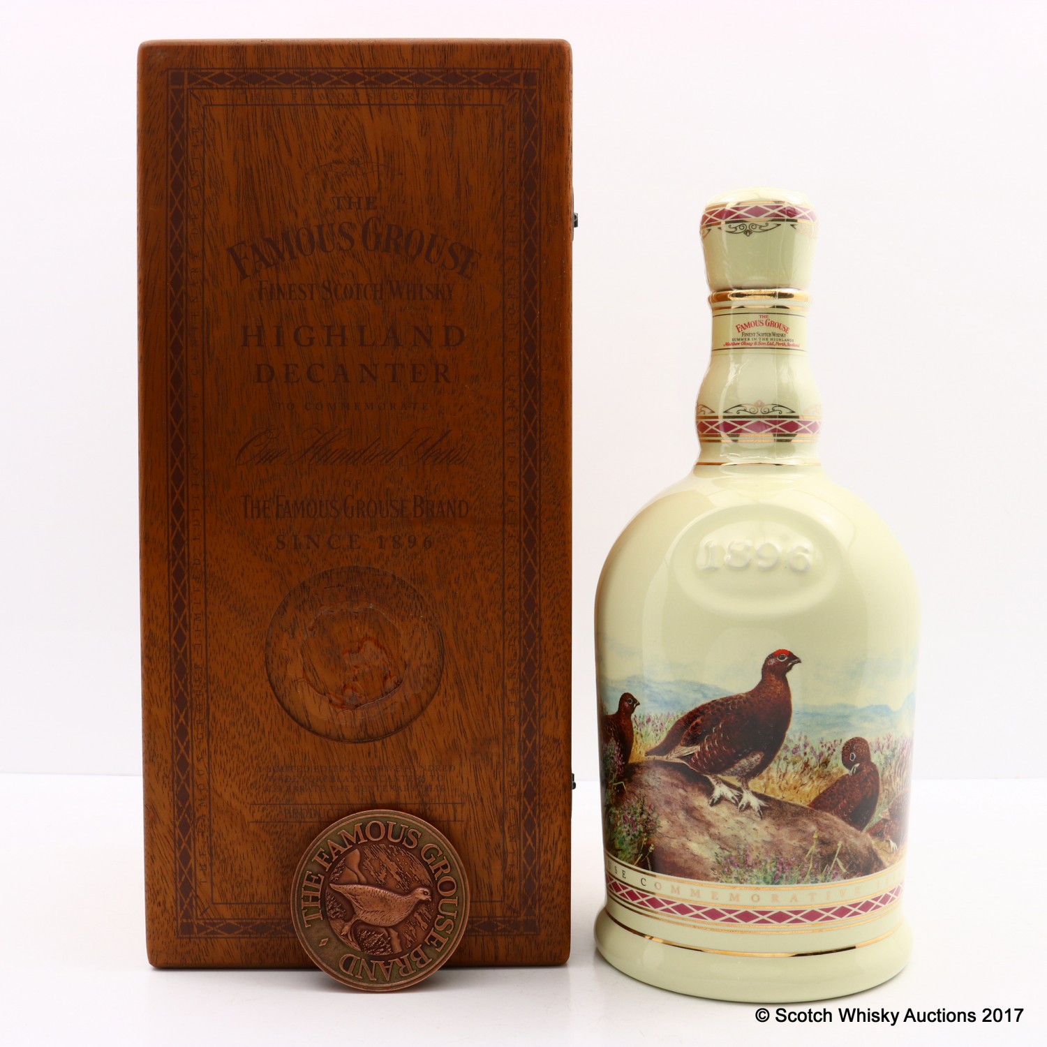 Famous Grouse Highland Decanter Centenary Release In Wooden Box | The ...