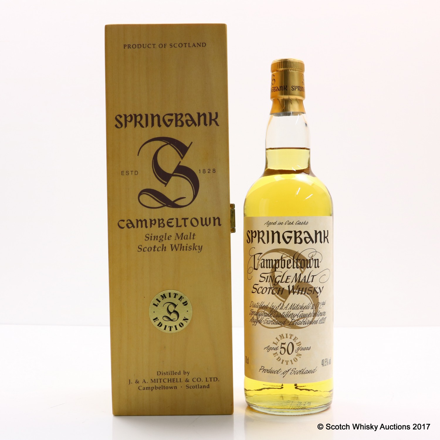 Springbank 50 Year Old Millennium Collection | The 81st Auction ...