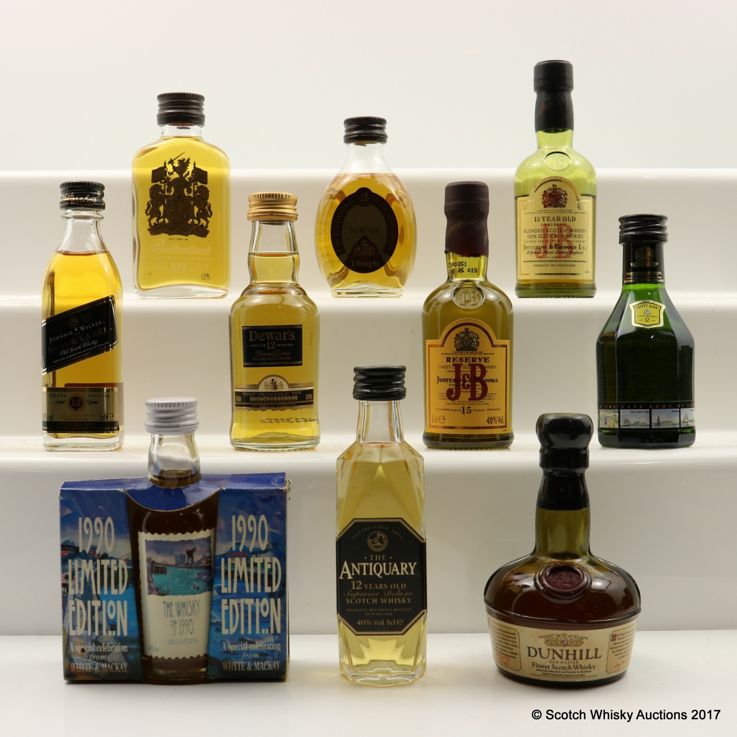 Assorted Miniatures 10 x 5cl Including Ballantine's 18 Year Old | The ...