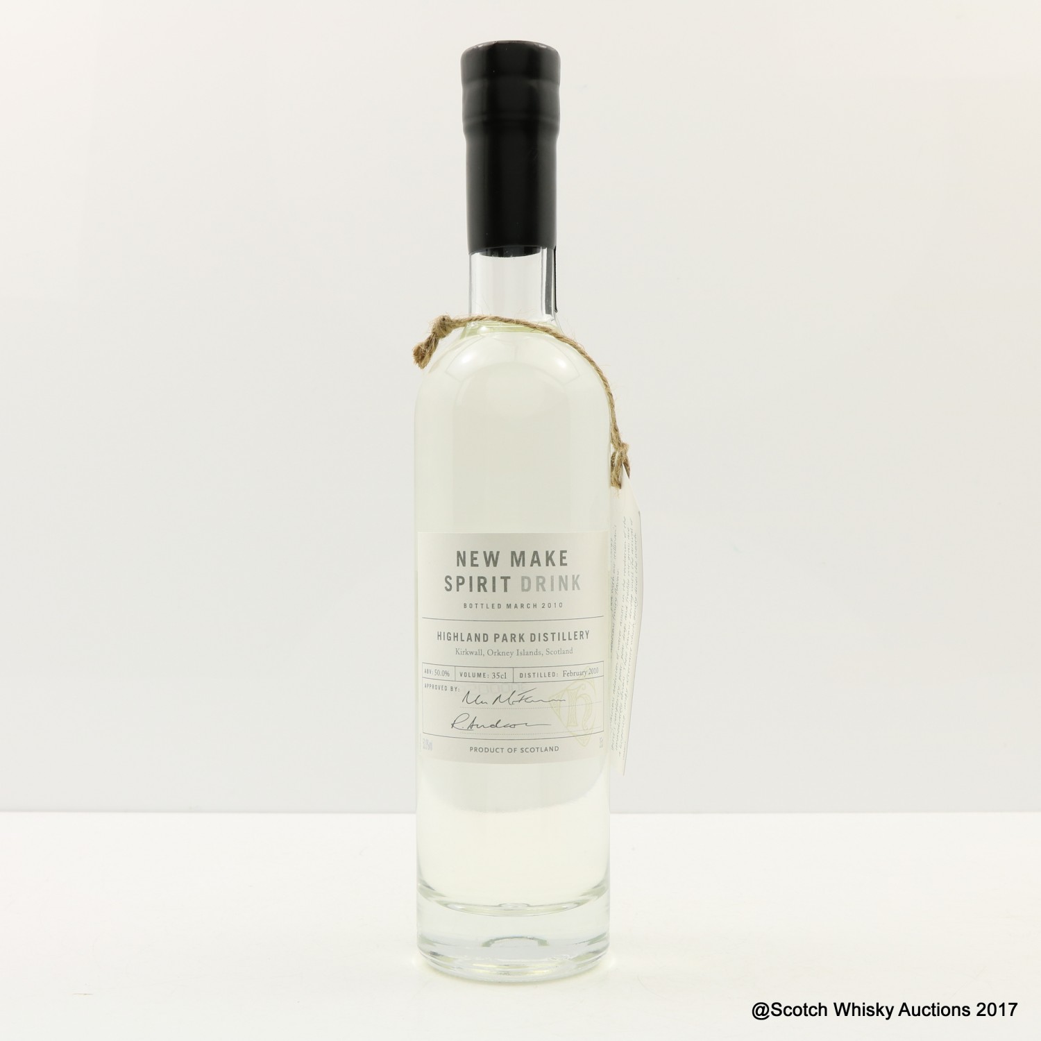 Highland Park 2010 New Make Spirit 35cl | The 82nd Auction | Scotch ...