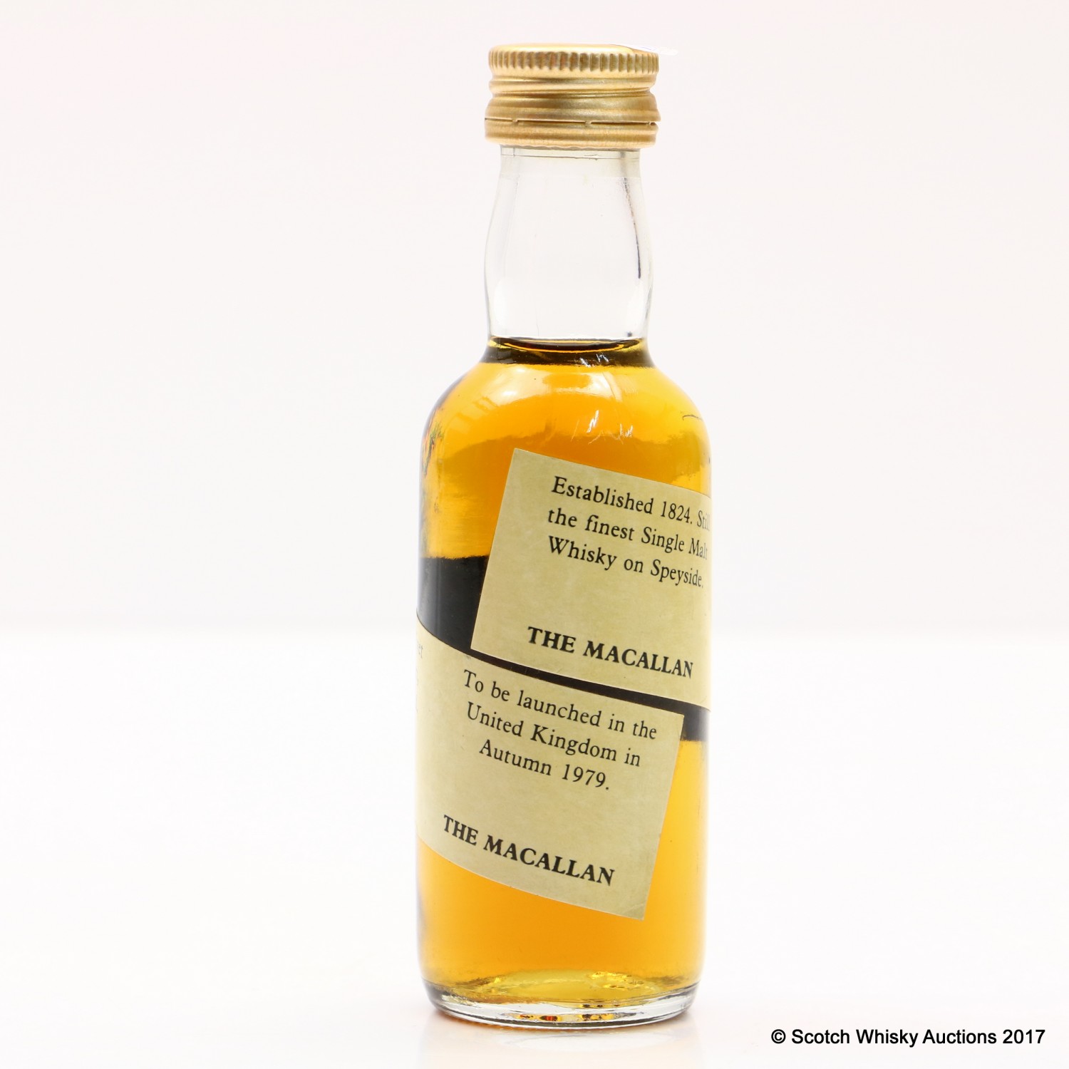 Macallan Spiral Label Mini 5cl | The 82nd Auction | Scotch Whisky Auctions