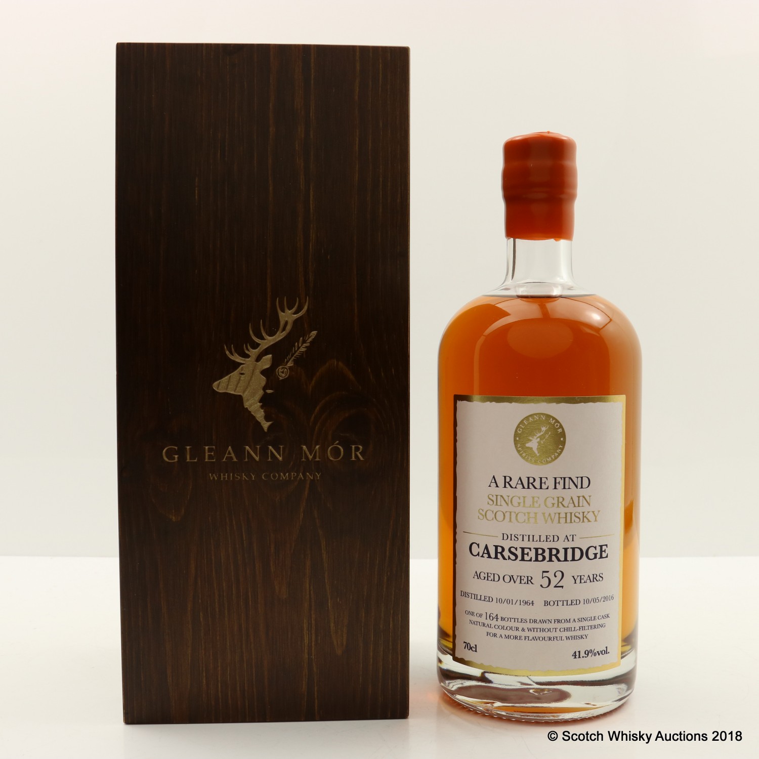 Carsebridge 1964 52 Year Old Gleann Mor | The 82nd Auction | Scotch ...