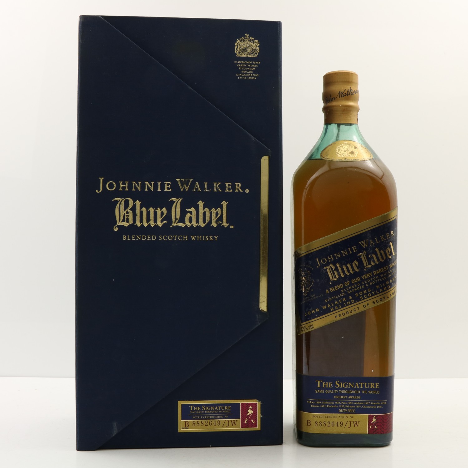 Johnnie Walker Blue Label The Signature 1L | The 83rd Auction | Scotch ...