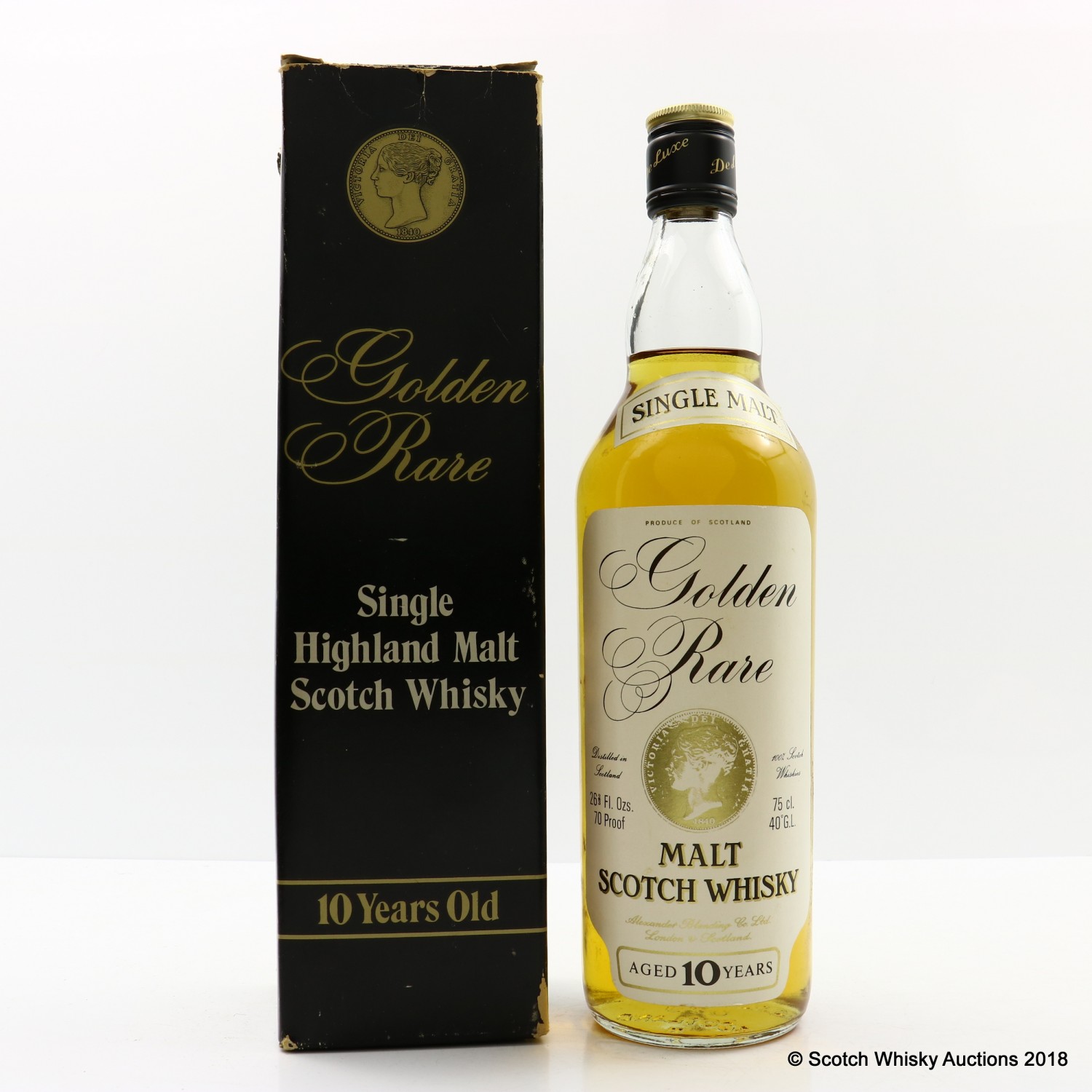 Golden Rare 10 Year Old 26 2/3 Fl Oz | The 84th Auction | Scotch Whisky ...