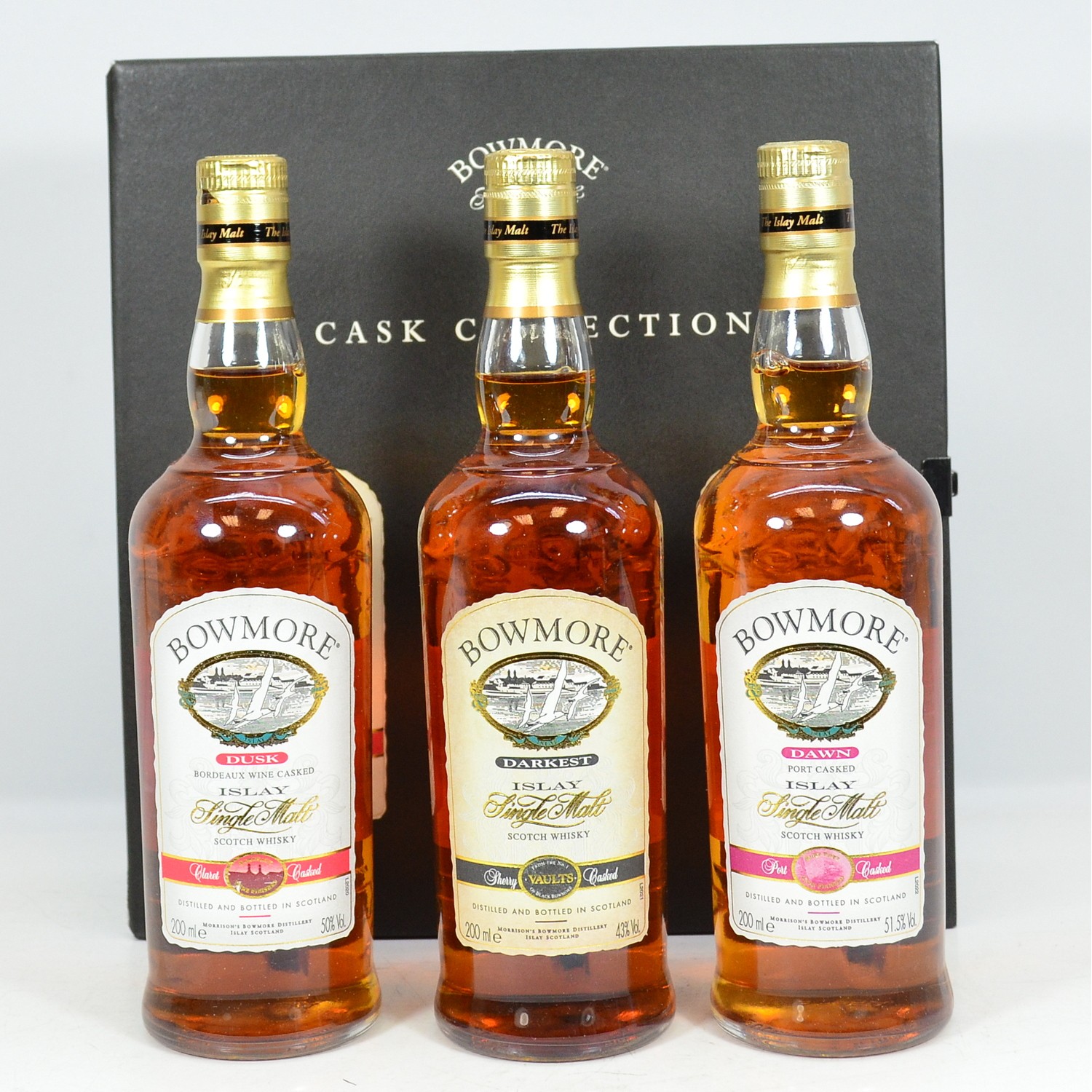 Bowmore Cask Collection 3 x 20cl | The 35th Auction | Scotch Whisky ...