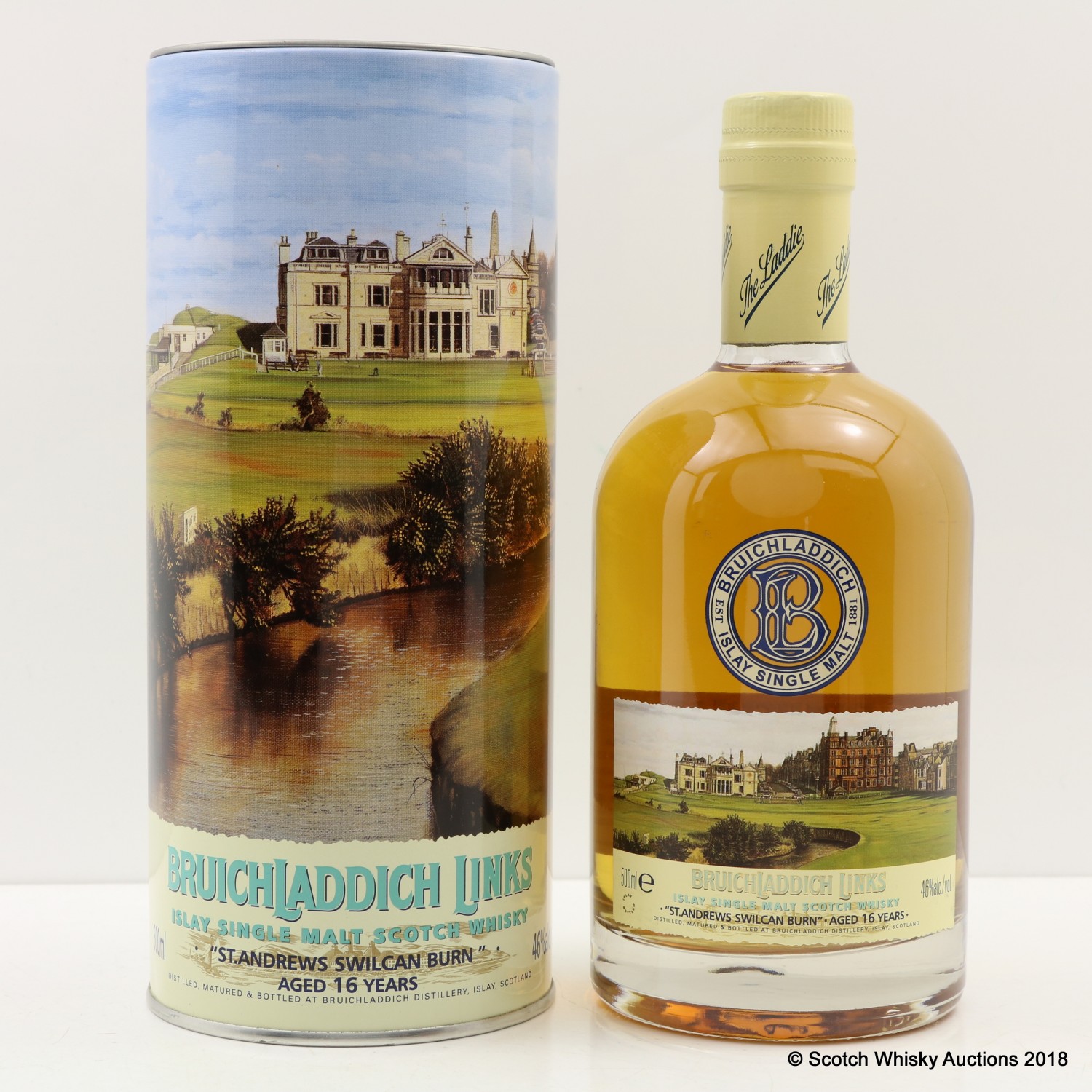 Bruichladdich Links St Andrews Swilcan Burn 16 Year Old 50cl | The 86th ...