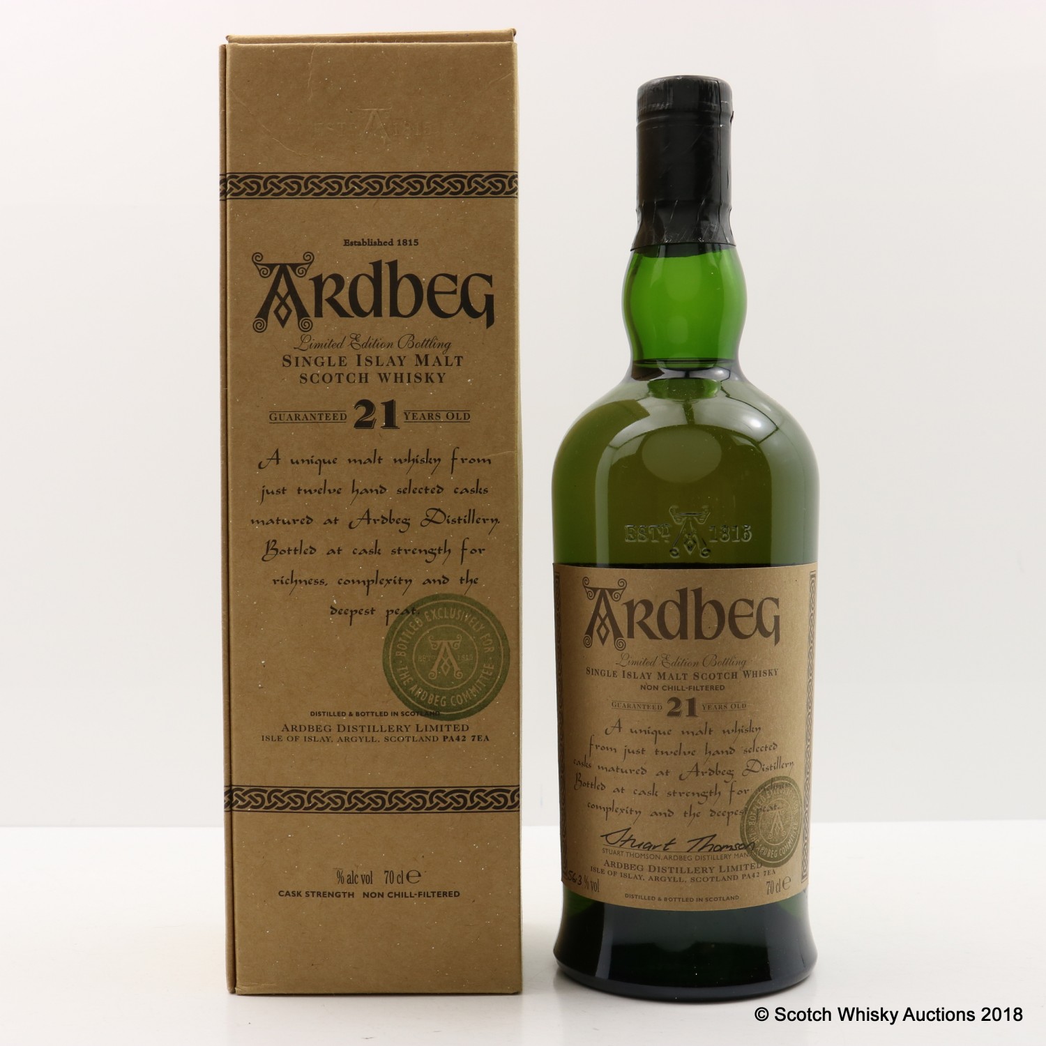 Ardbeg 21 Year Old Committee Exclusive | The 86th Auction | Scotch ...