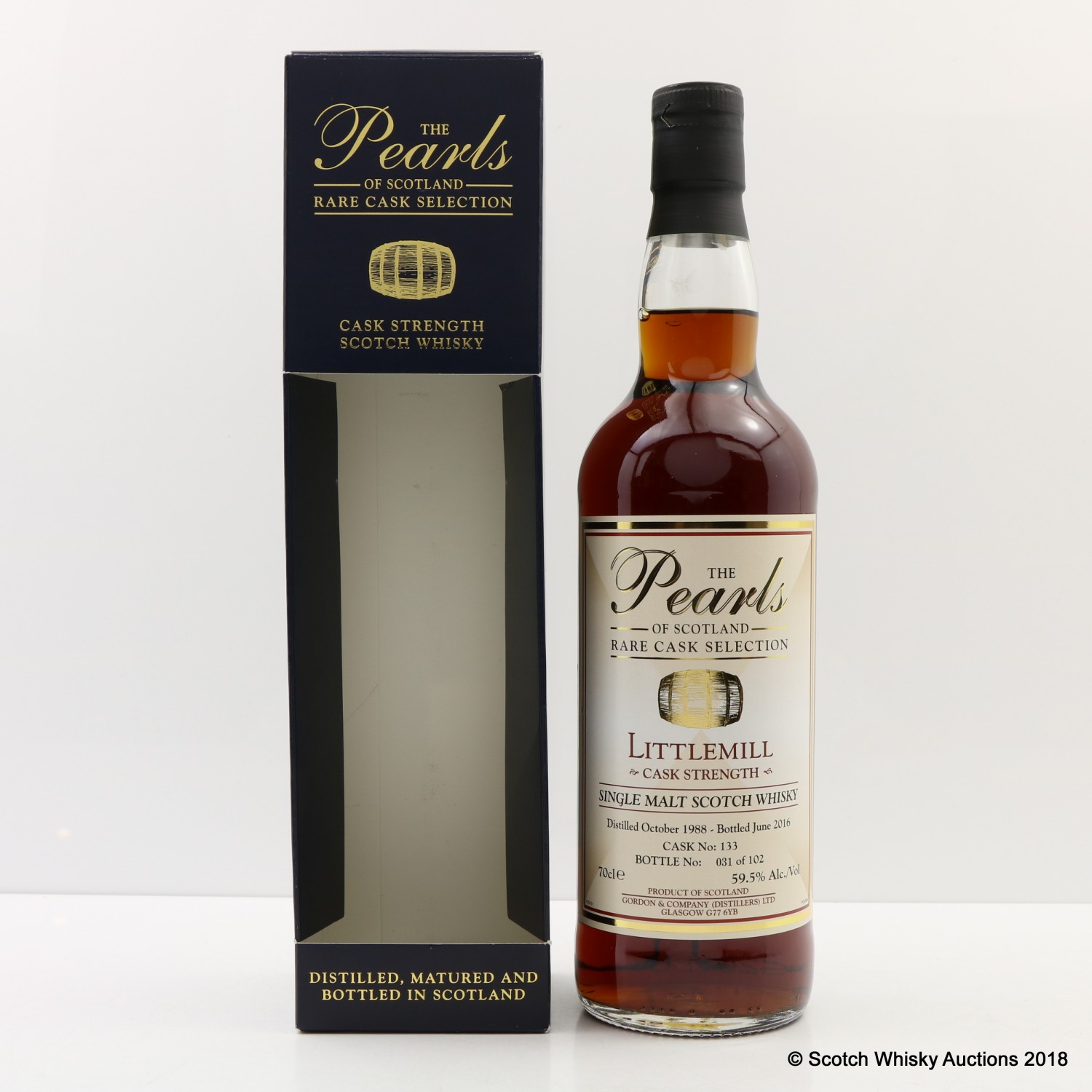 Littlemill 1988 The Pearls of Scotland | The 86th Auction | Scotch ...
