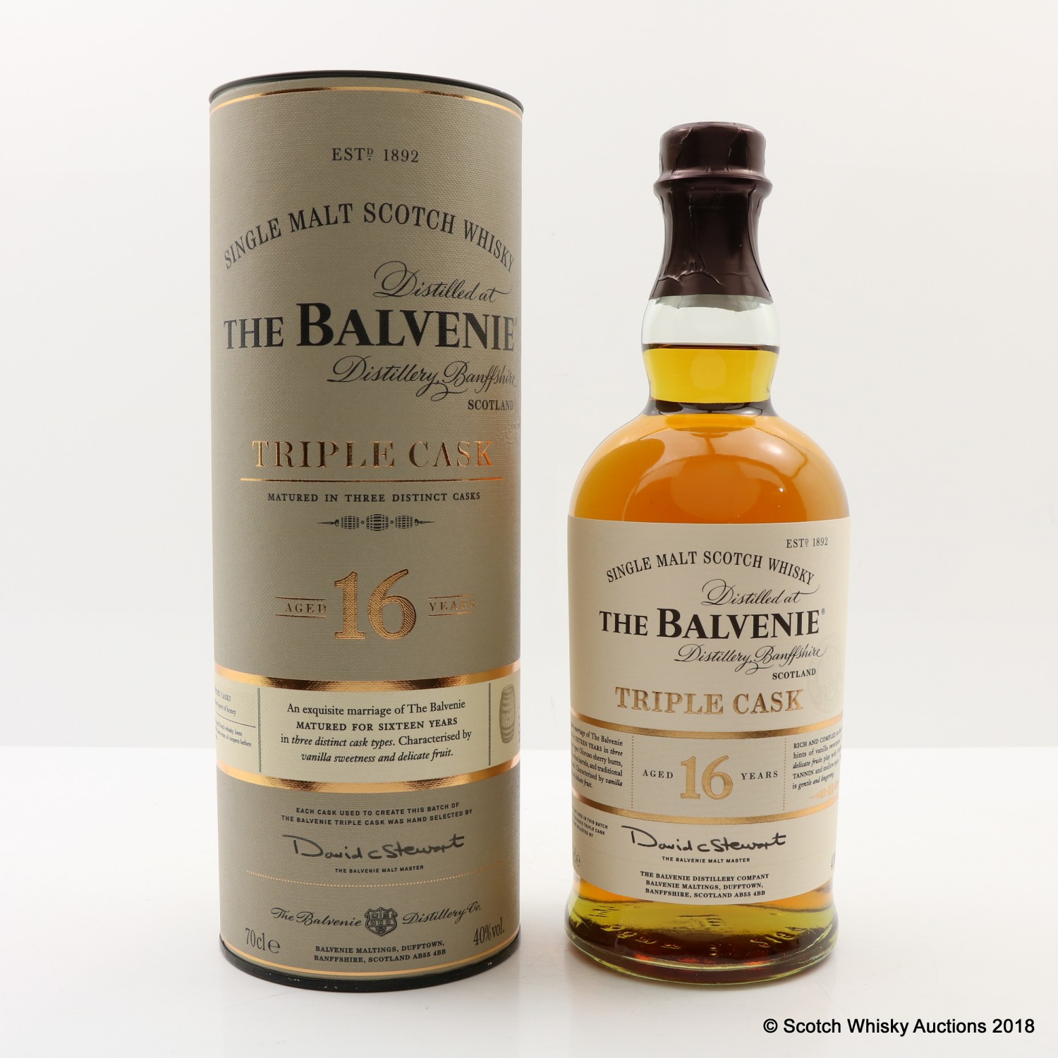 Balvenie 16 Year Old Triple Cask | The 87th Auction | Scotch Whisky ...