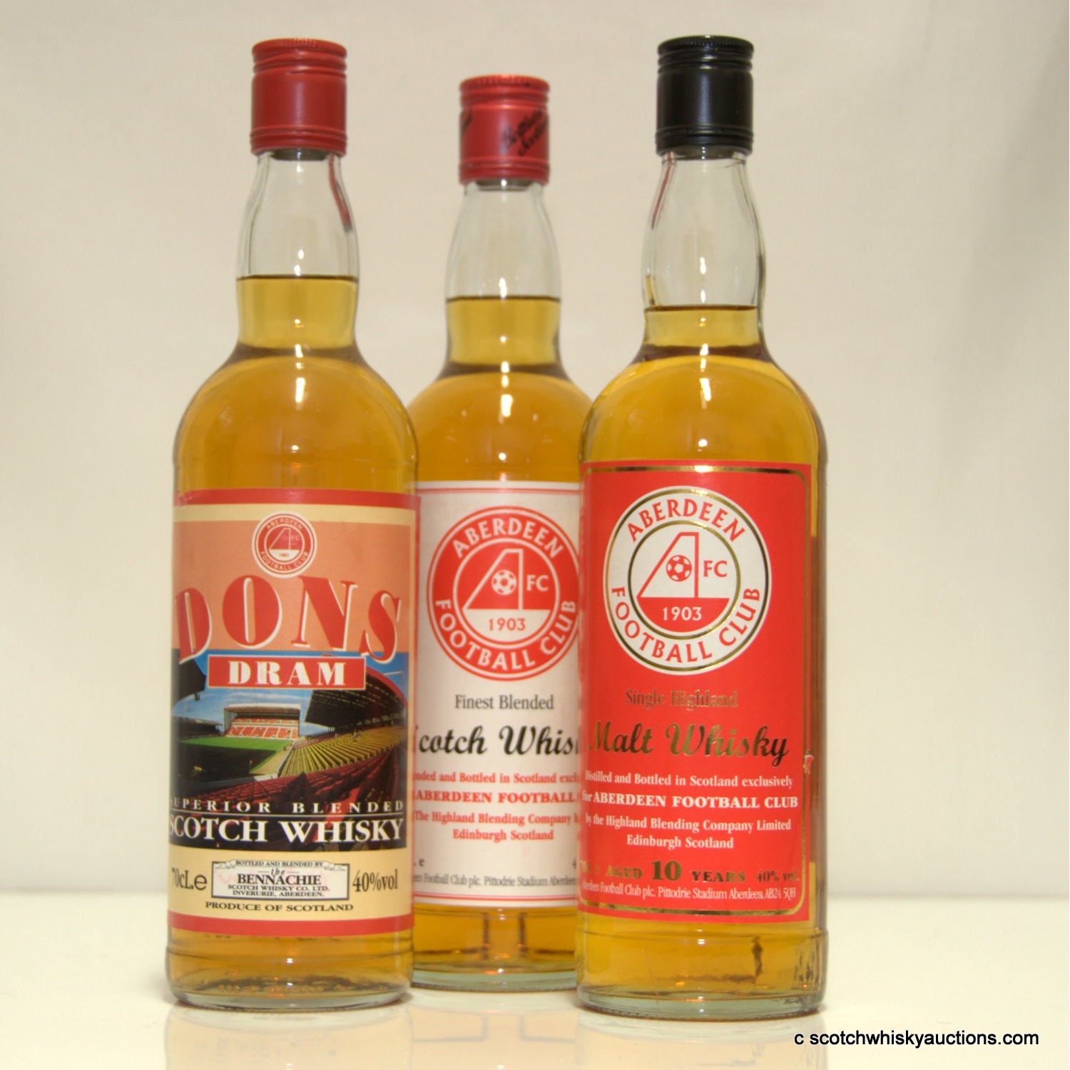 Aberdeen Football Club Blends The 10th Auction Scotch Whisky Auctions