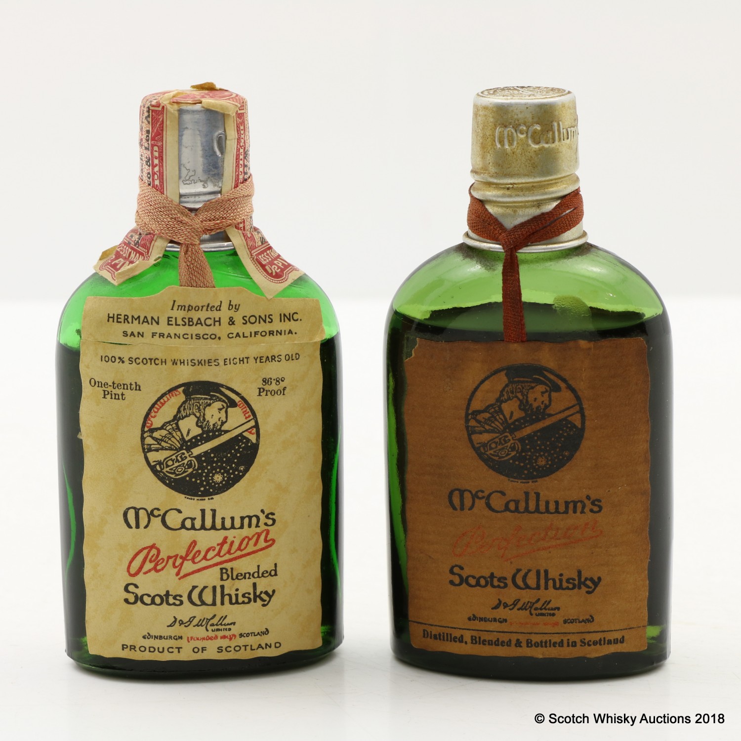 McCallum's Perfection Blended Scotch Minis x 2 | The 88th Auction ...