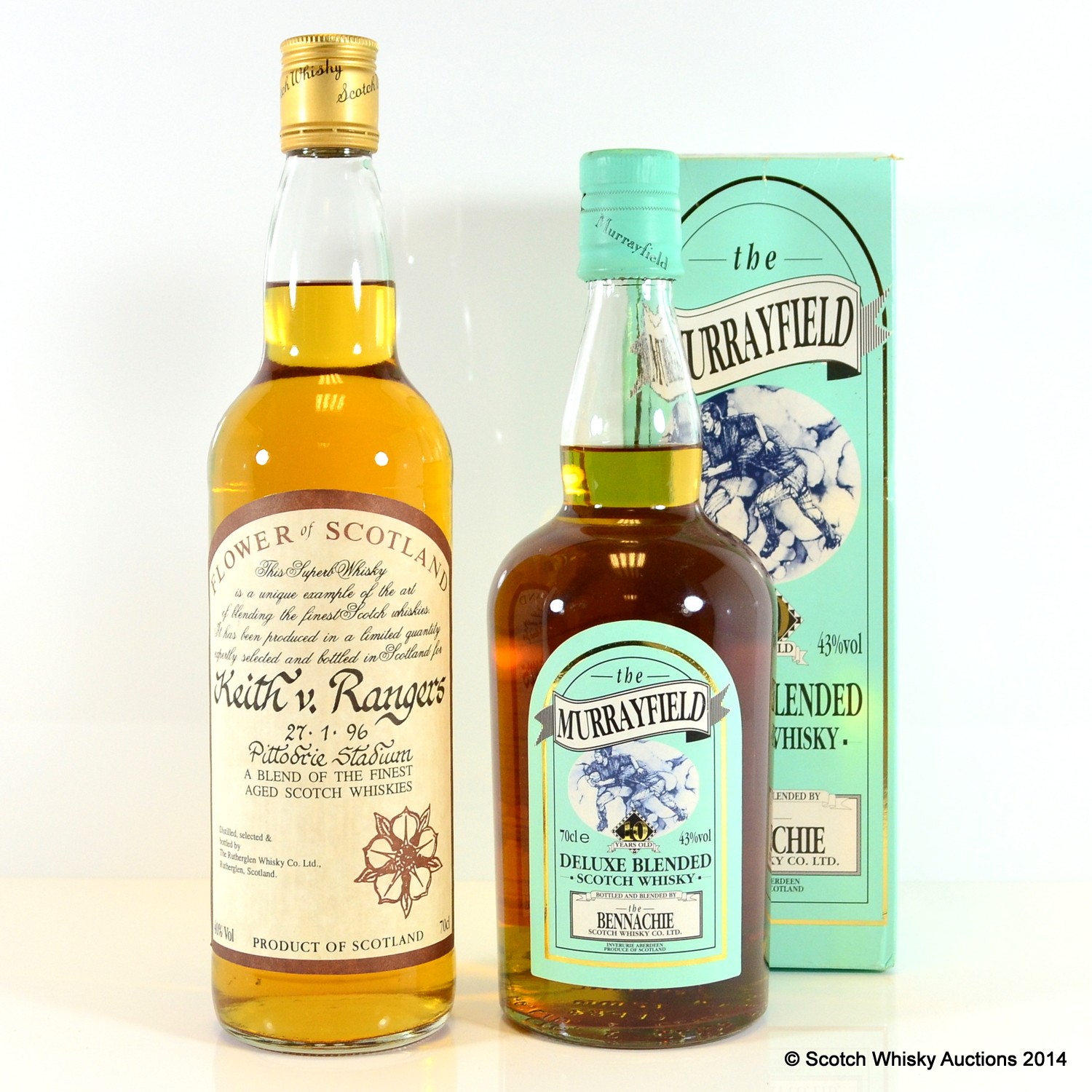 Keith v Rangers Flower Of Scotland & Murrayfield 10 Year Old Blend ...